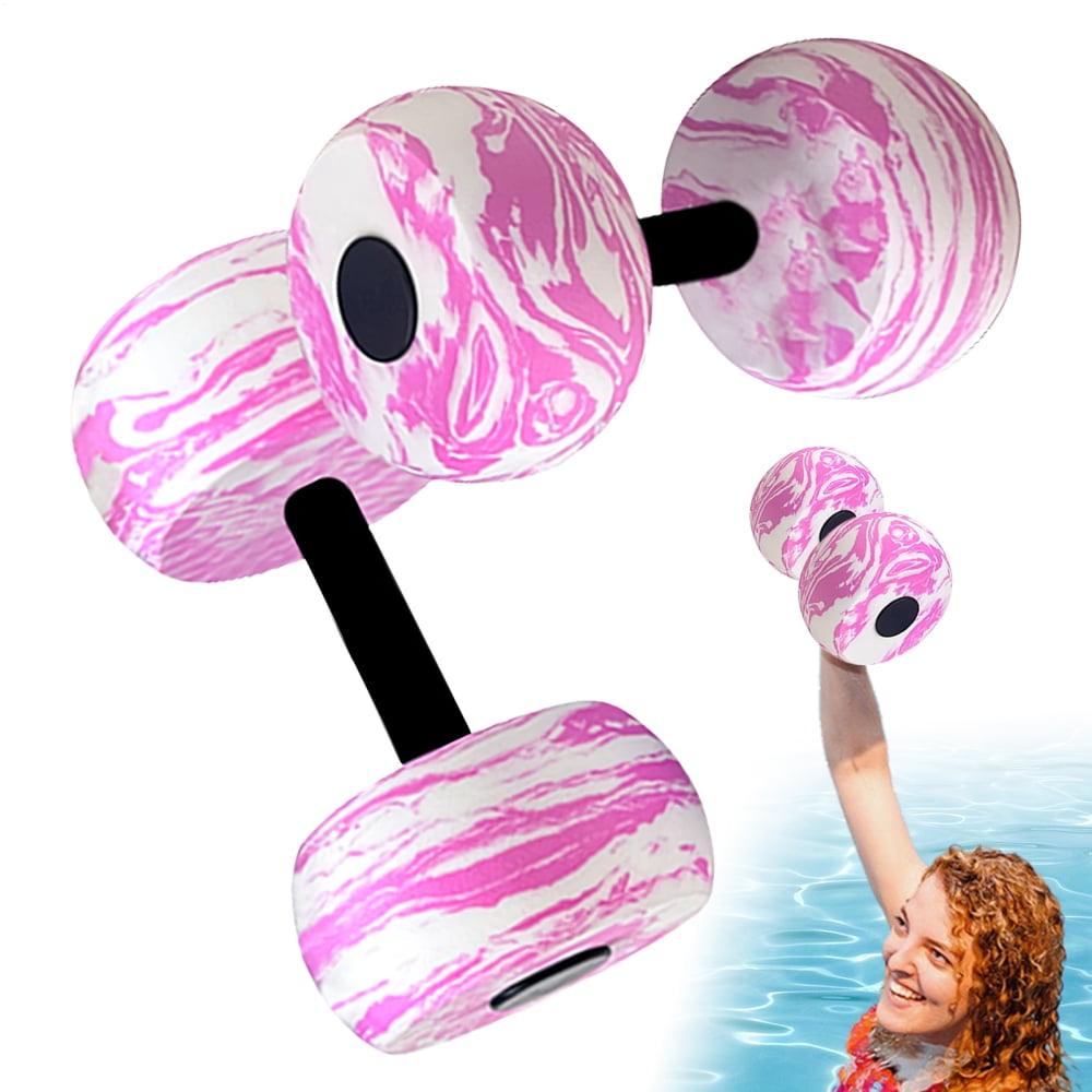 Liilaimic Water Weights for Pool Exercise 2 Pieces Fitness Dumbbells ...
