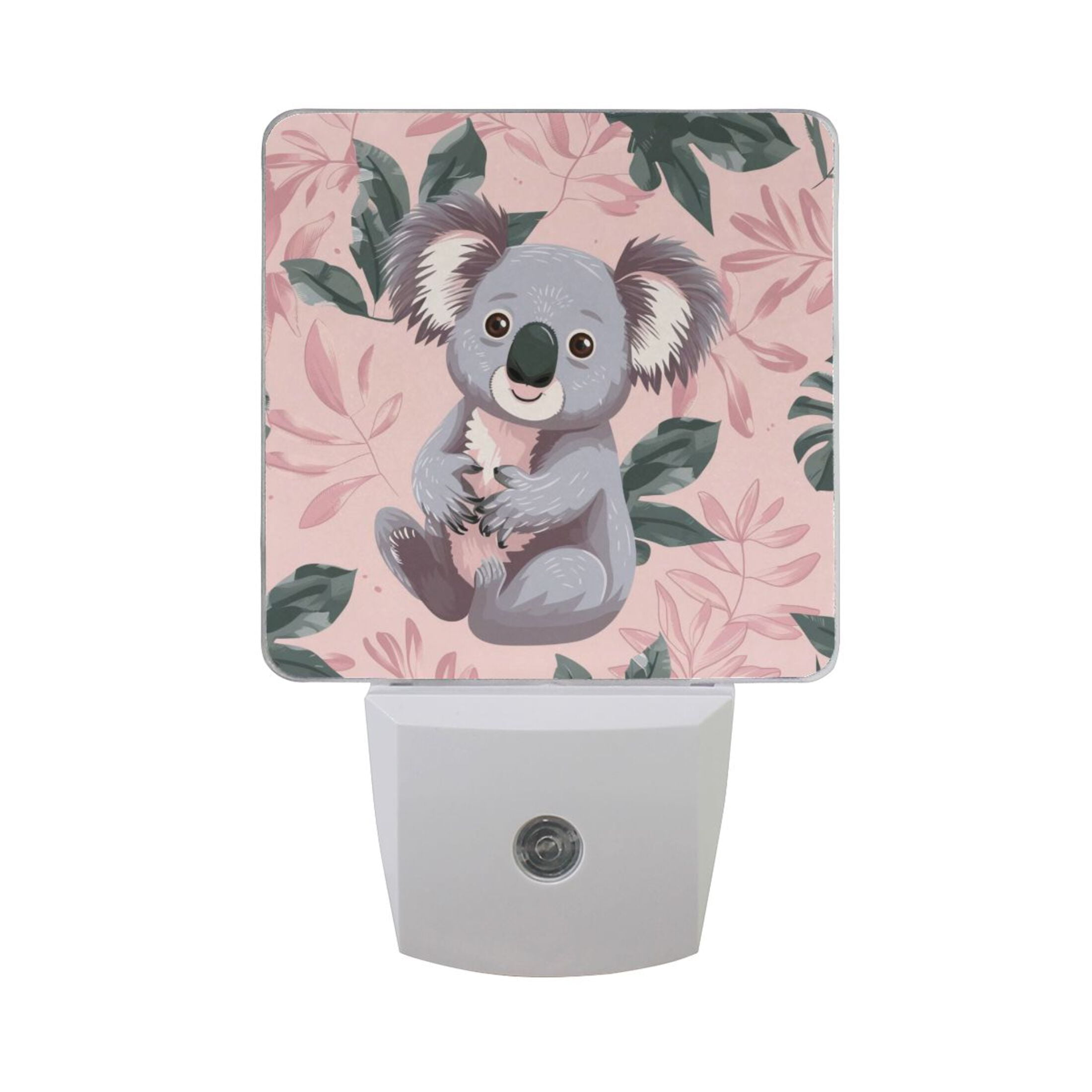 Likable Koala and Leaf LED Night Light Dusk to Dawn Sensor 2 Pack Plug ...