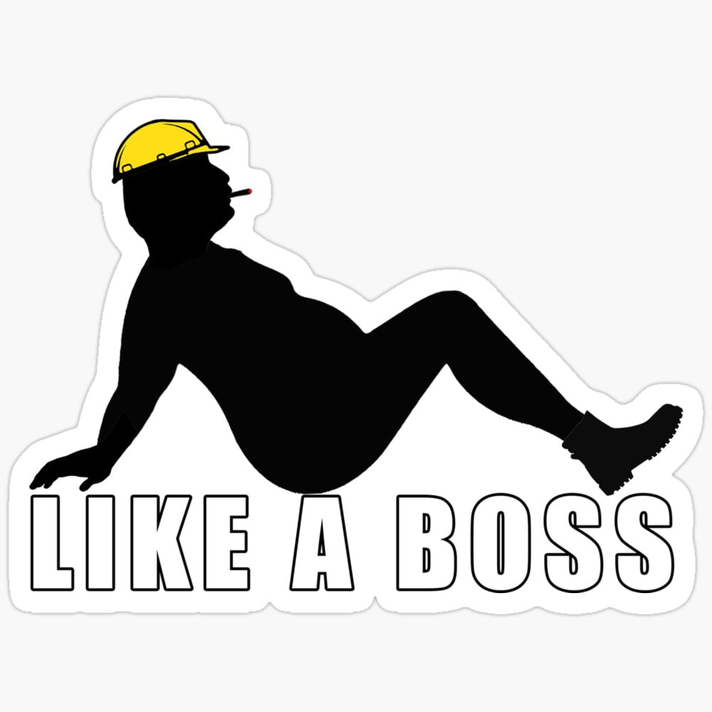 Like A Boss Sticker Phone Decal Water Bottle Stickers Car Decals ...