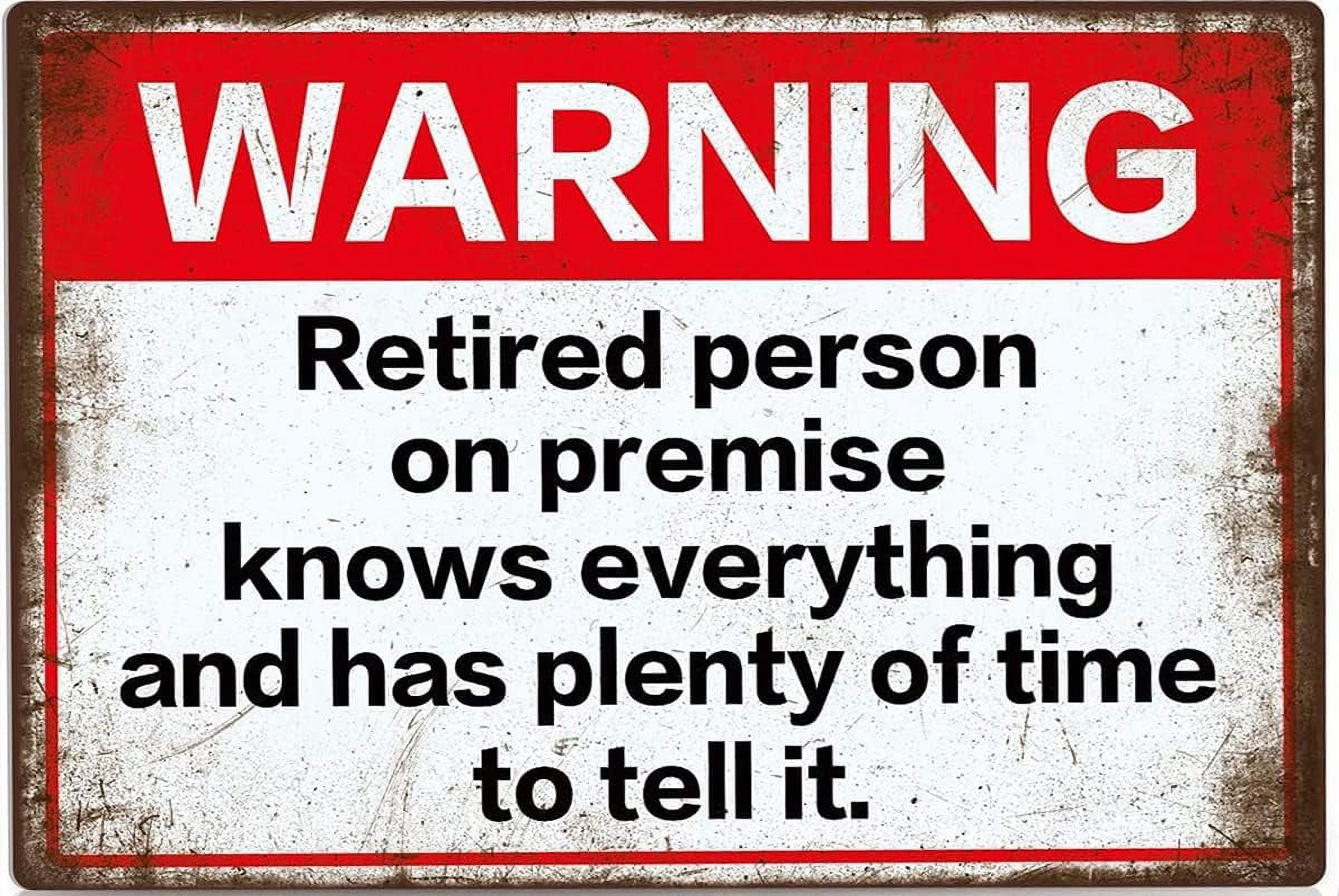 Like A Good Neighbor Stay Over There Warning Yard Porch Aluminum Tin ...