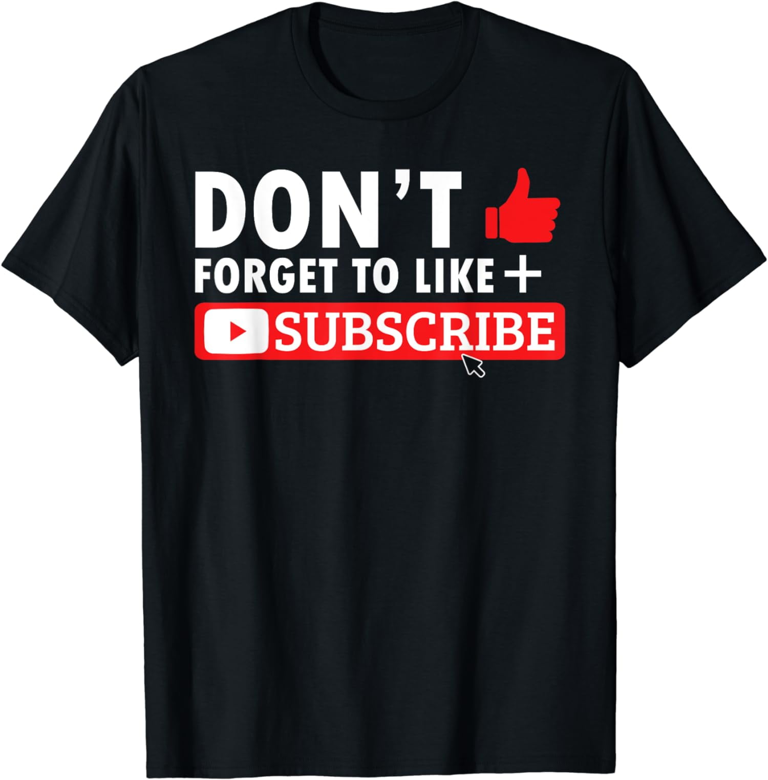 Like And Subscribe 2024 Influencer Content Creator T-Shirt - Walmart.com