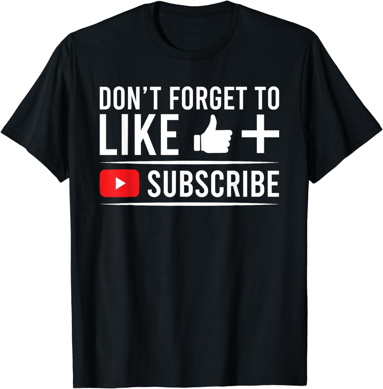 Like And Subscribe Influencer Content 2024 Creator T-Shirt - Walmart.com