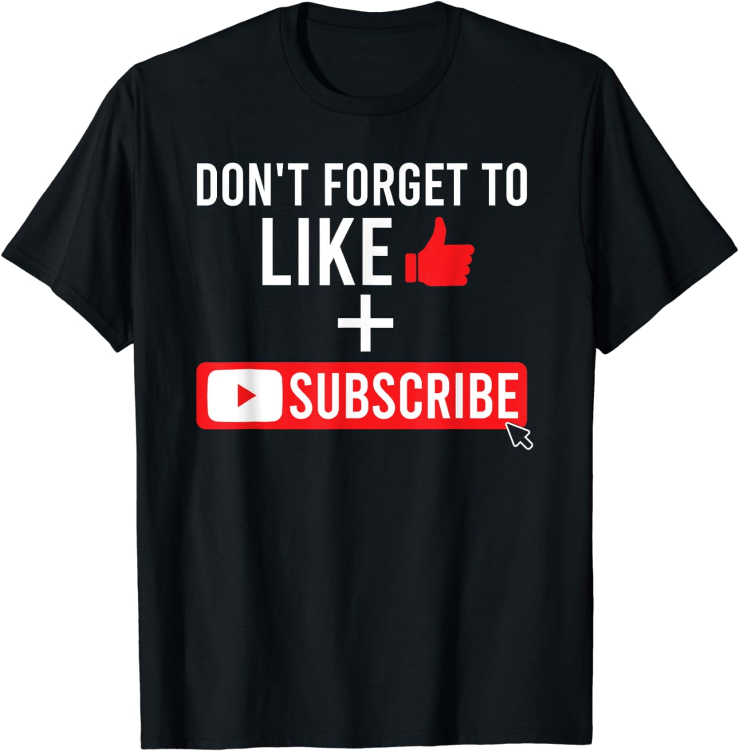 Like And Subscribe Influencer Content Creator 2024 T-Shirt - Walmart.com