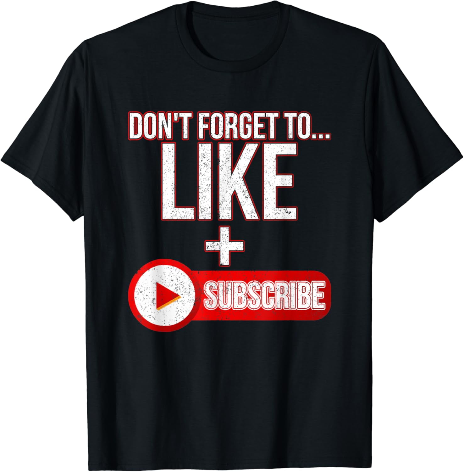 Like And Subscribe Influencer Content Creator Vlogger T-Shirt - Walmart.com