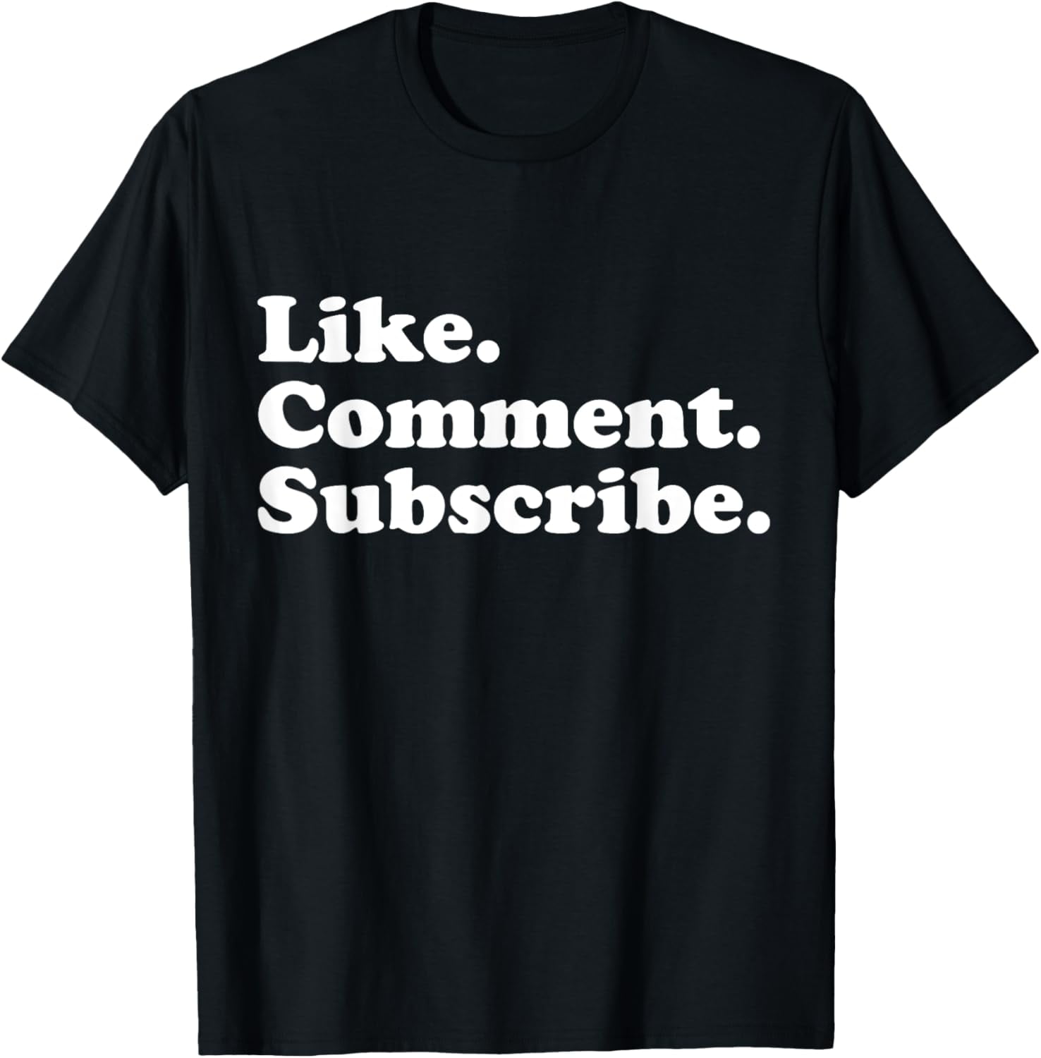 Like Comment Subscribe Vlogger Social Media Blogger T-Shirt - Walmart.com