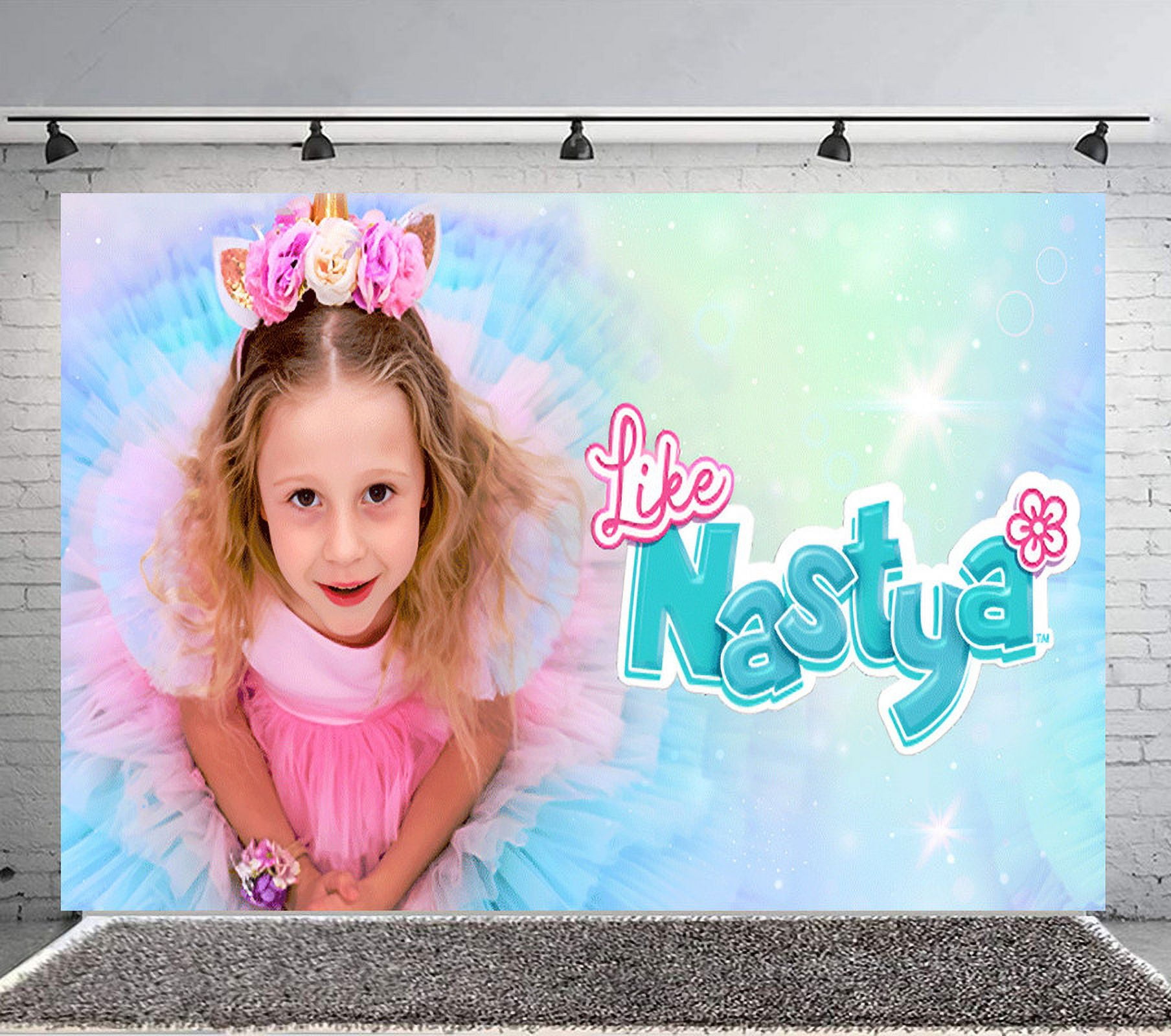 Like Nastya Backdrop Banner Party Supplies Poster Movie Theme ...