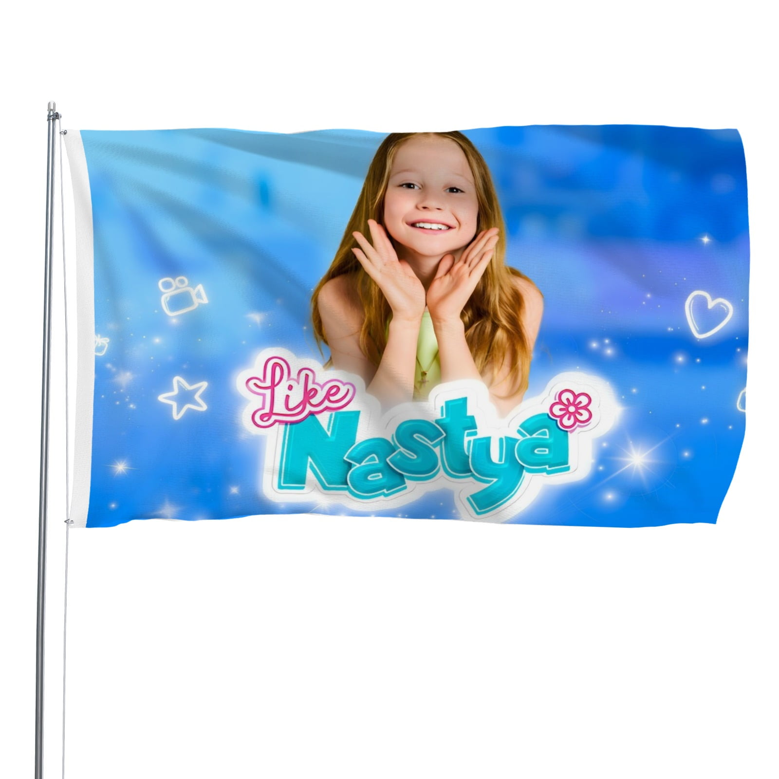 Like Nastya-themed Printed Flag Perfect gift for fans, friends, and ...
