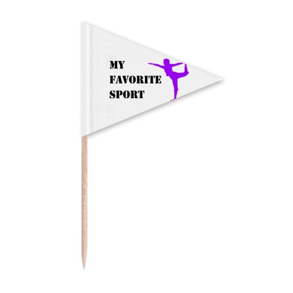 Like Sports Fitness Balanced Body Building Toothpick Triangle Cupcake ...