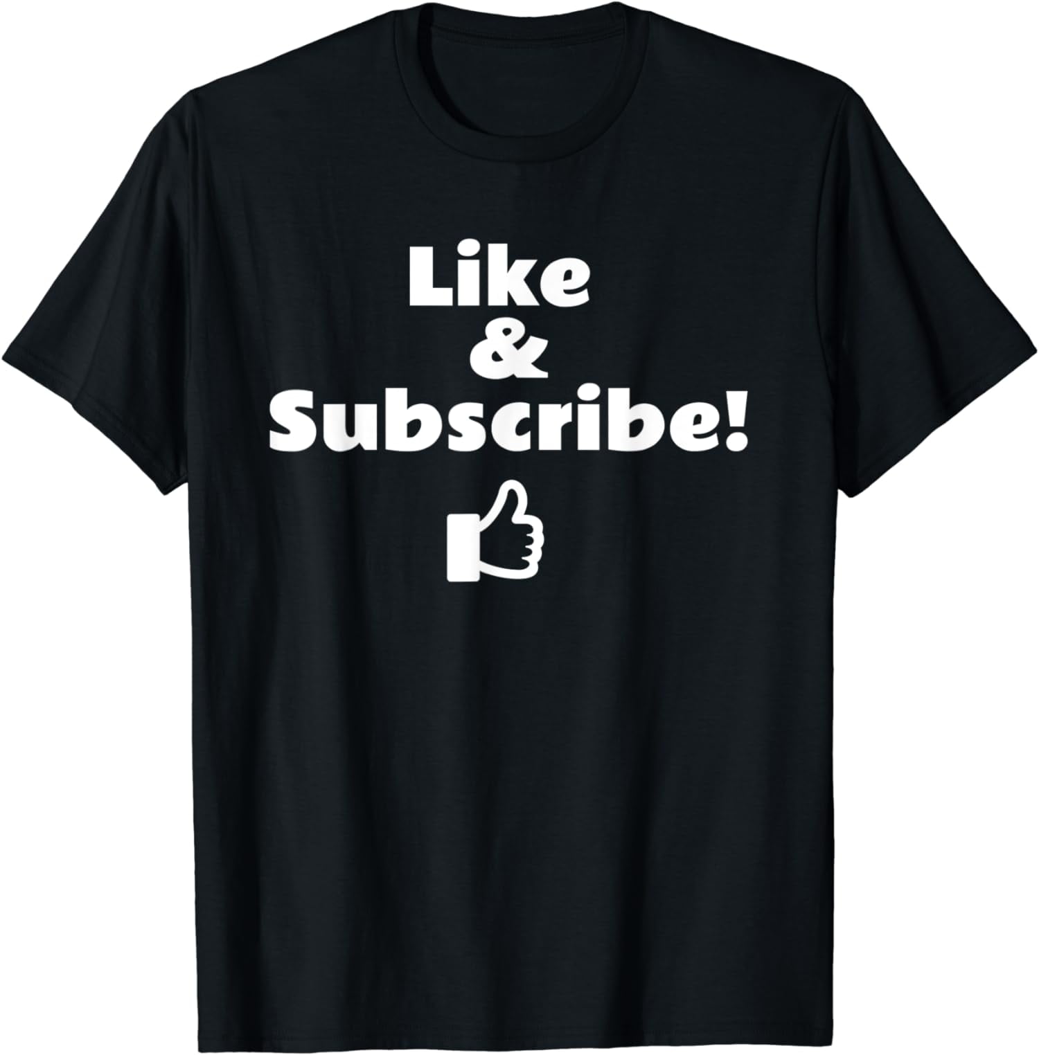 Like & Subscribe Social Media Influencer Vlogger T-Shirt - Walmart.com