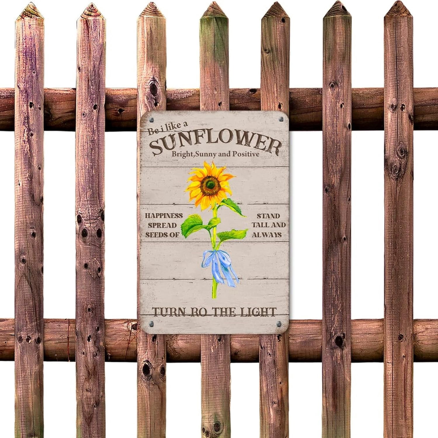 Be Like A Sunflower Sign Bright Sunny and Positive Metal Tin Sign for ...
