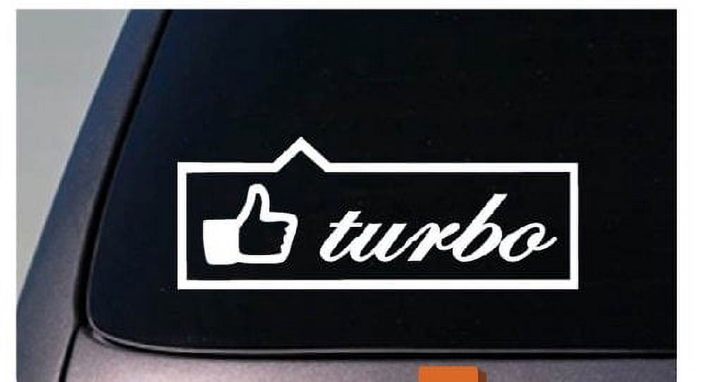 Like Turbo Jdm 6" Sticker Decal Car Window Turbo Racing Street Fast ...