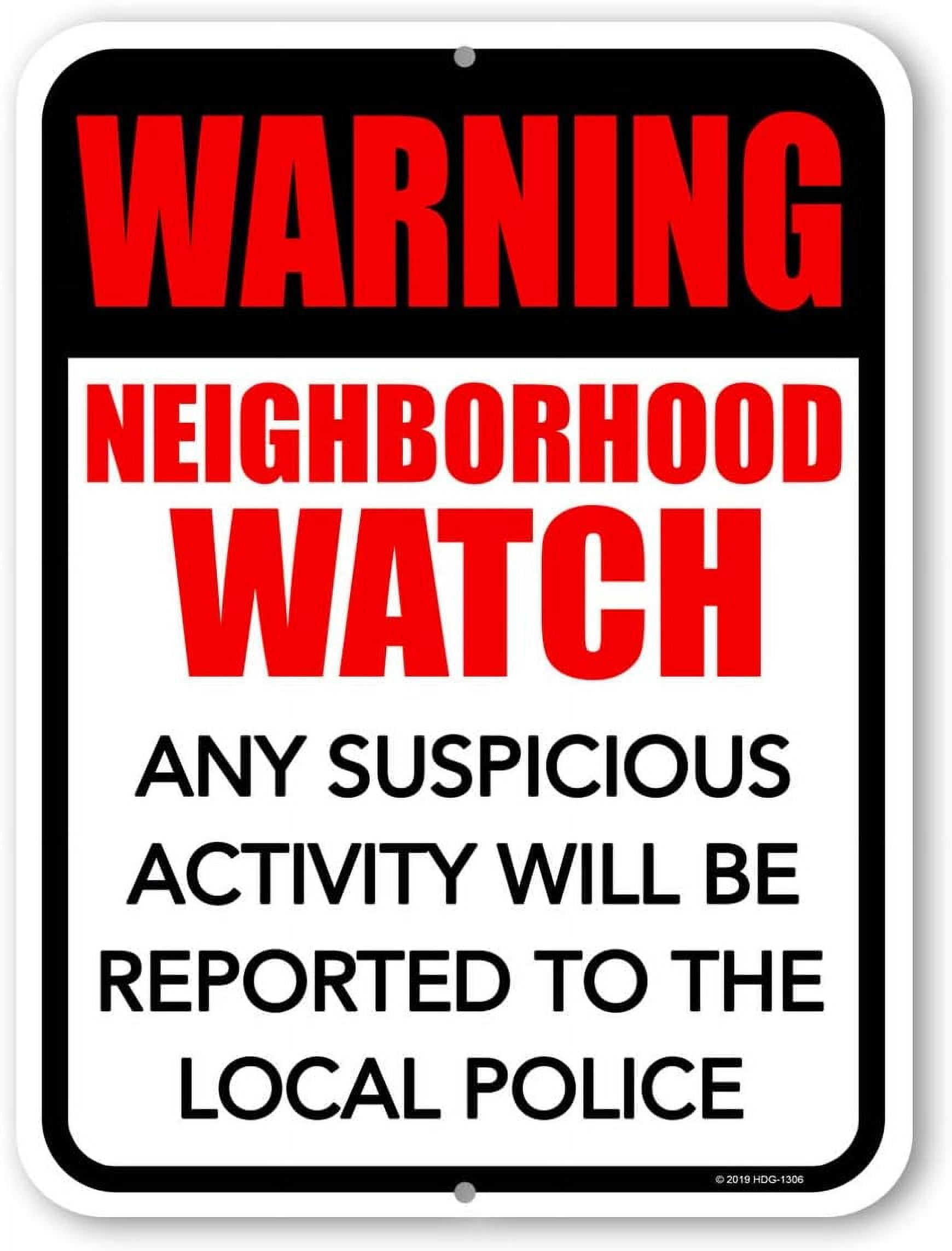 , Like a Good Neighbor, Stay Over There, Tin Outdoor Sign, Warning ...