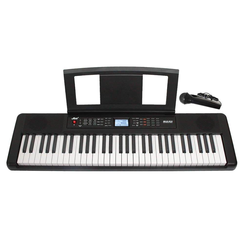 Best Choice Products 61-Key Beginners Electronic Keyboard Piano Set w ...