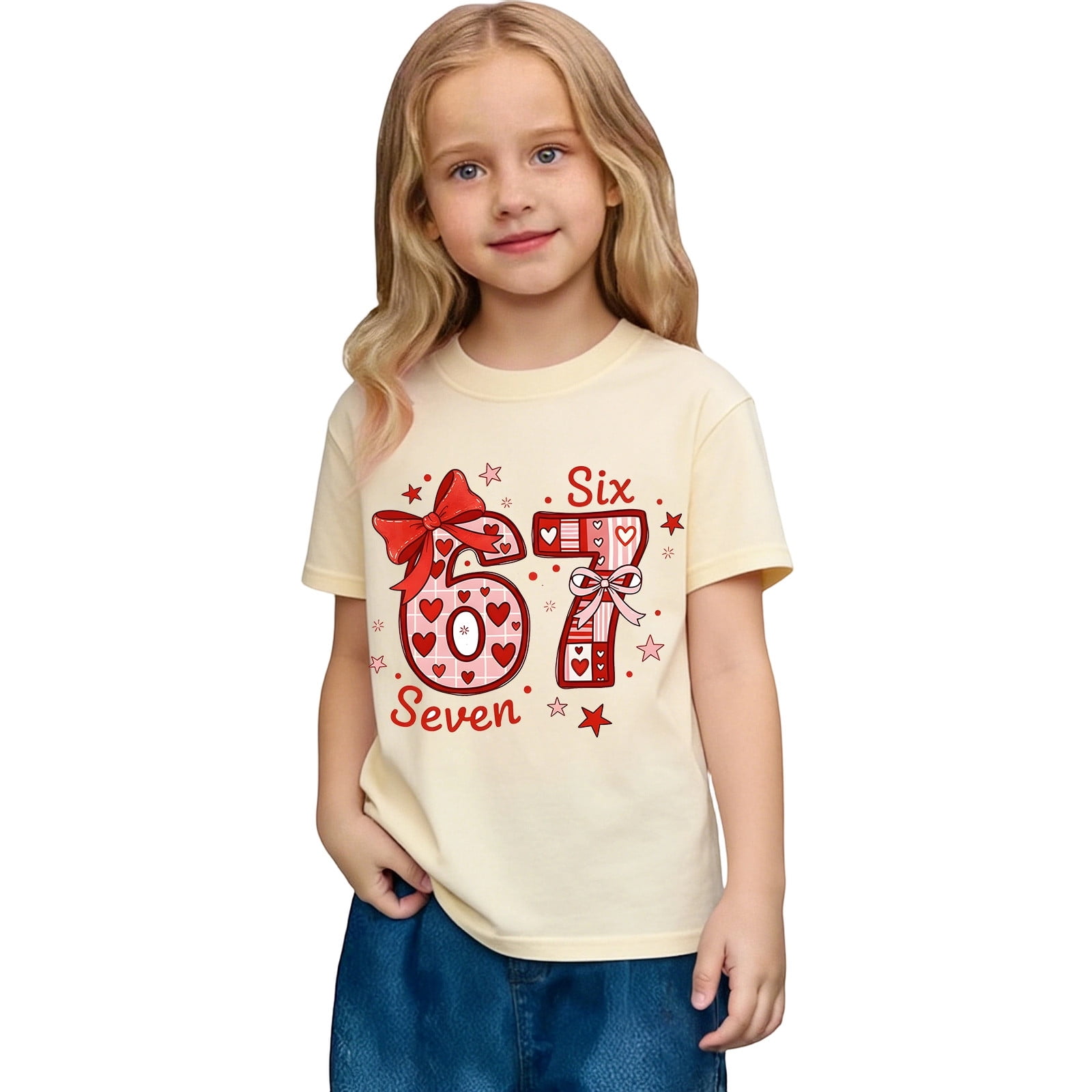 Likimi Toddler Girls Boys T Shirts Valentine'S Day Letter Print Loose ...