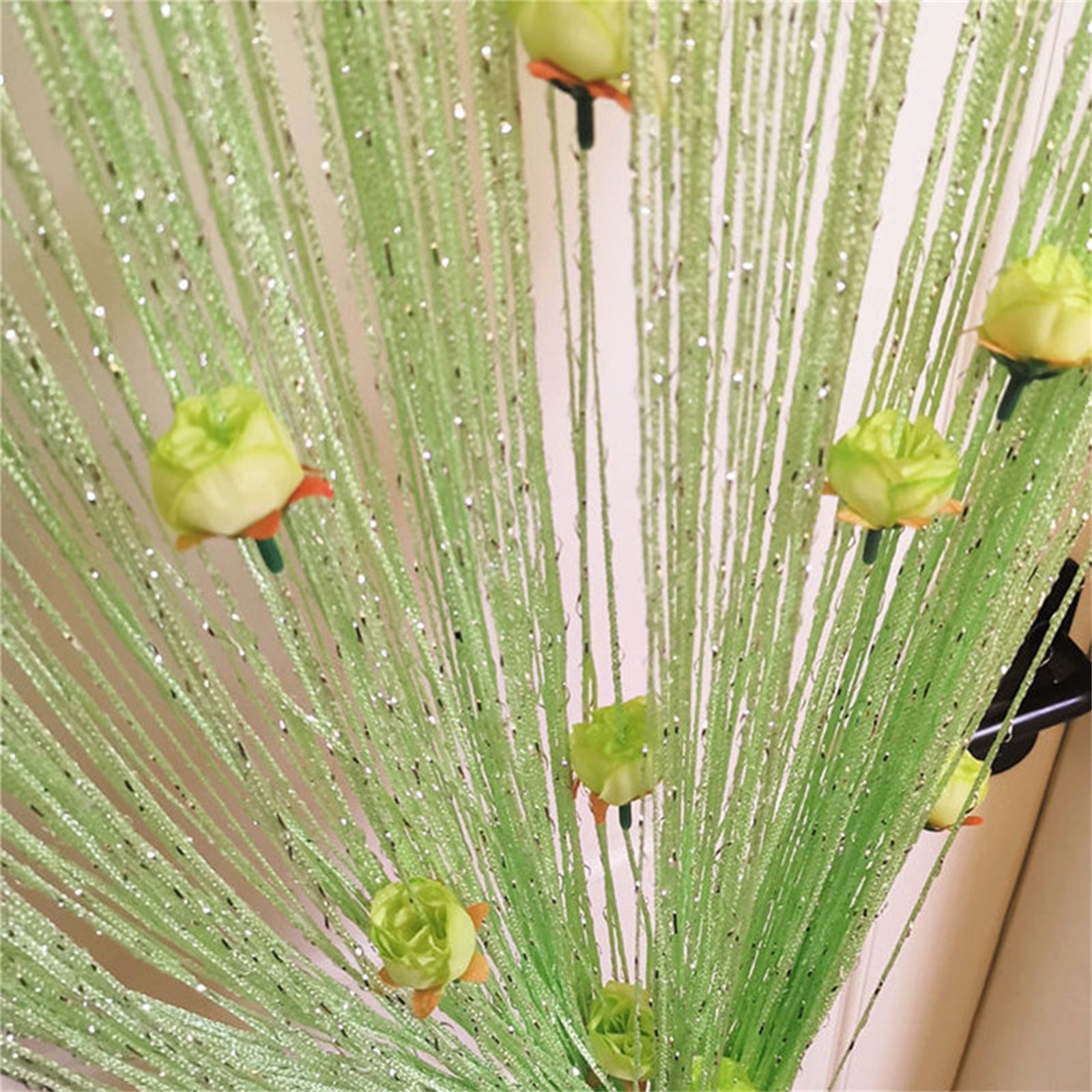 String Curtains Glitter Fringe Curtain Door Window String Curtain ...