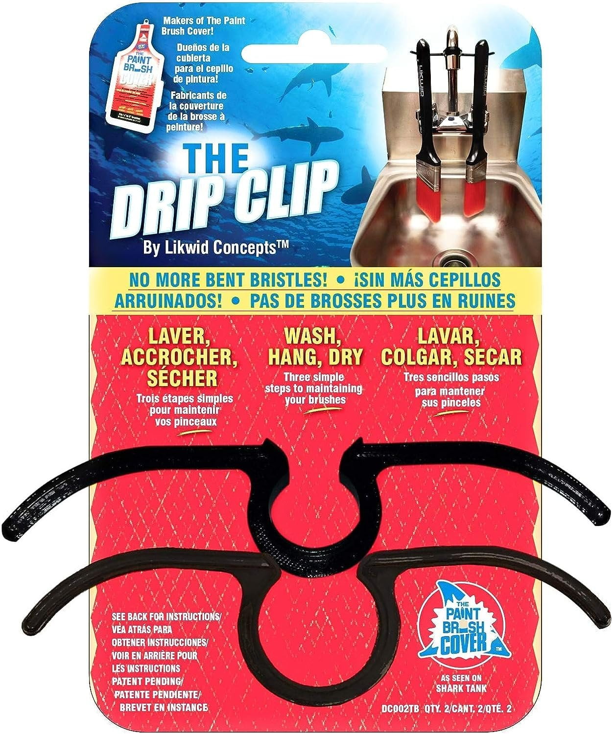 Likwid Concepts The Drip Clip Brush Clip (2 Count) DC002TB - Walmart.com