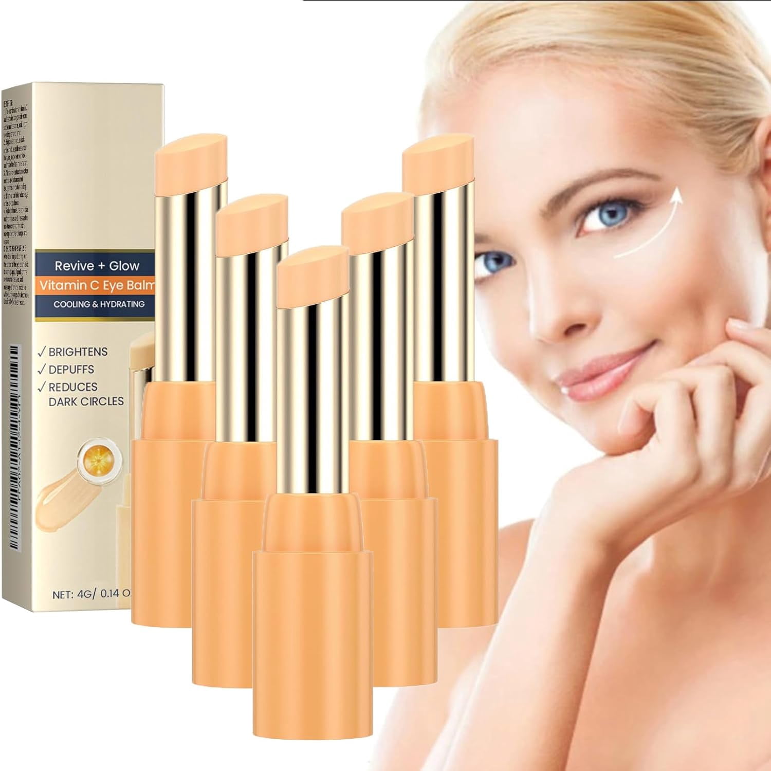 Likwispect Eye Balm with Vitamin C, Hydrating Eyes Cream, Revive Glow ...