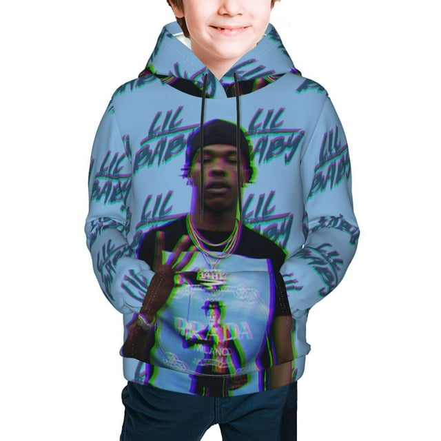 Lil Baby 4PF Kids' Hoodie 3D Print Sweatshirt Soft Pullover Hooded with ...