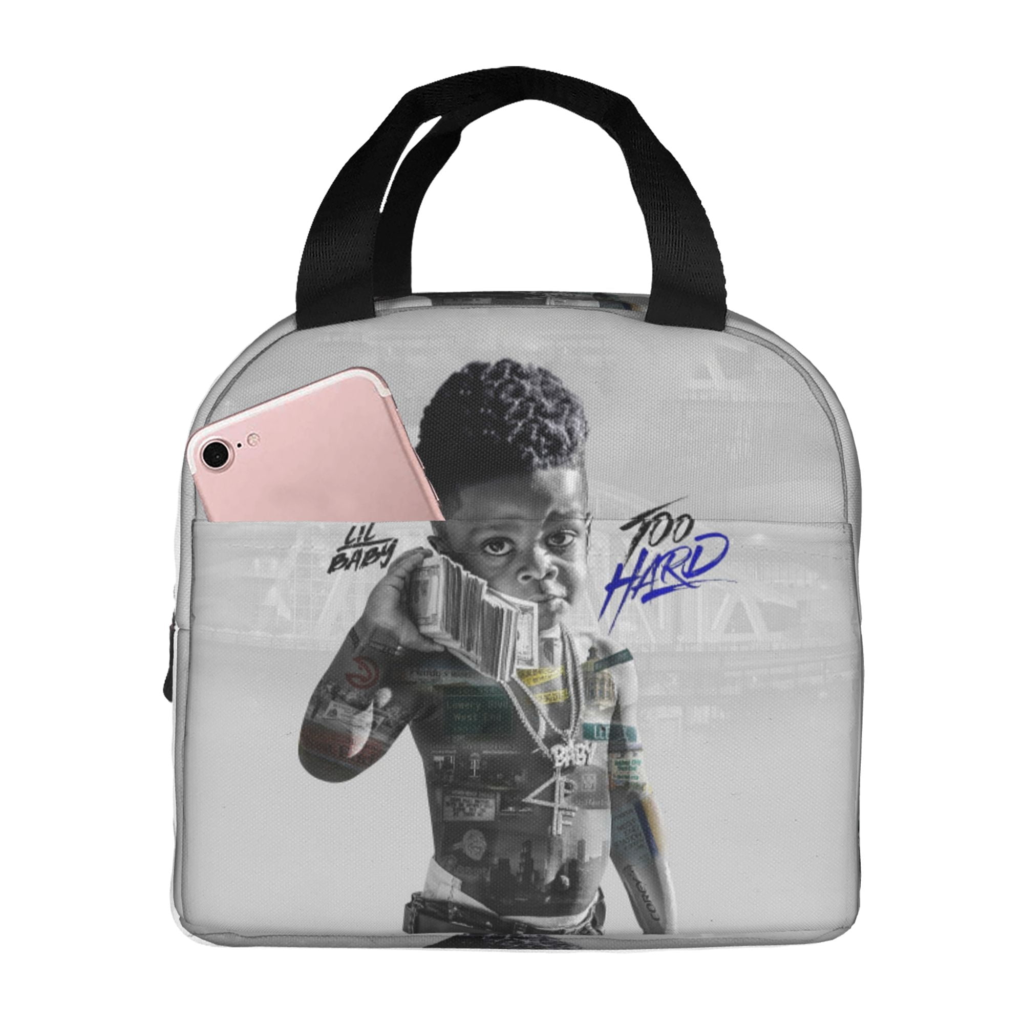 Lil Baby 4PF Lunch Bag Tote Bag Insulated Lunch Box Picnic Beach ...