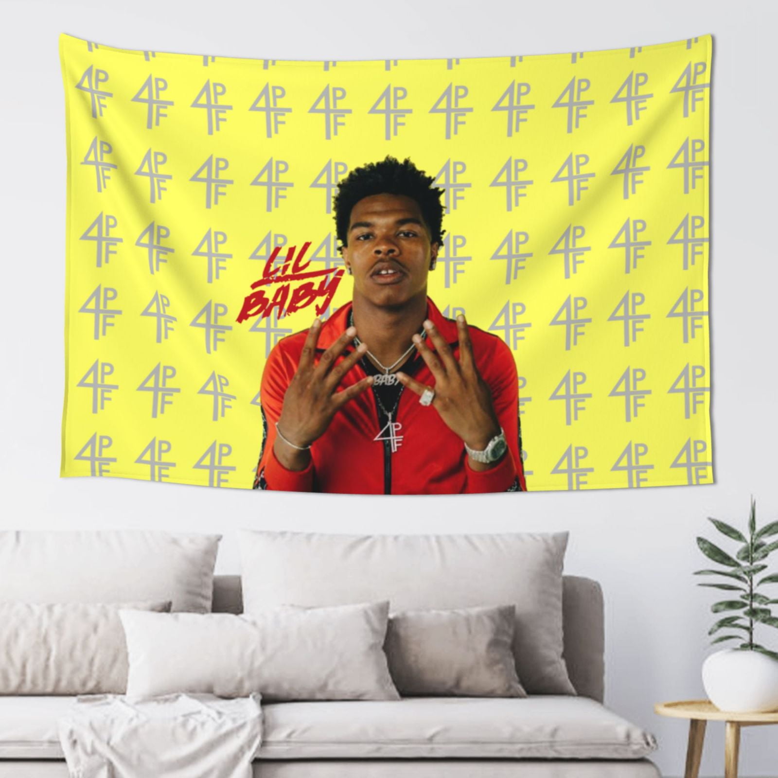 Lil Baby 4pf Tapestry Wall Hanging Home Decoration Wall Blanket ...