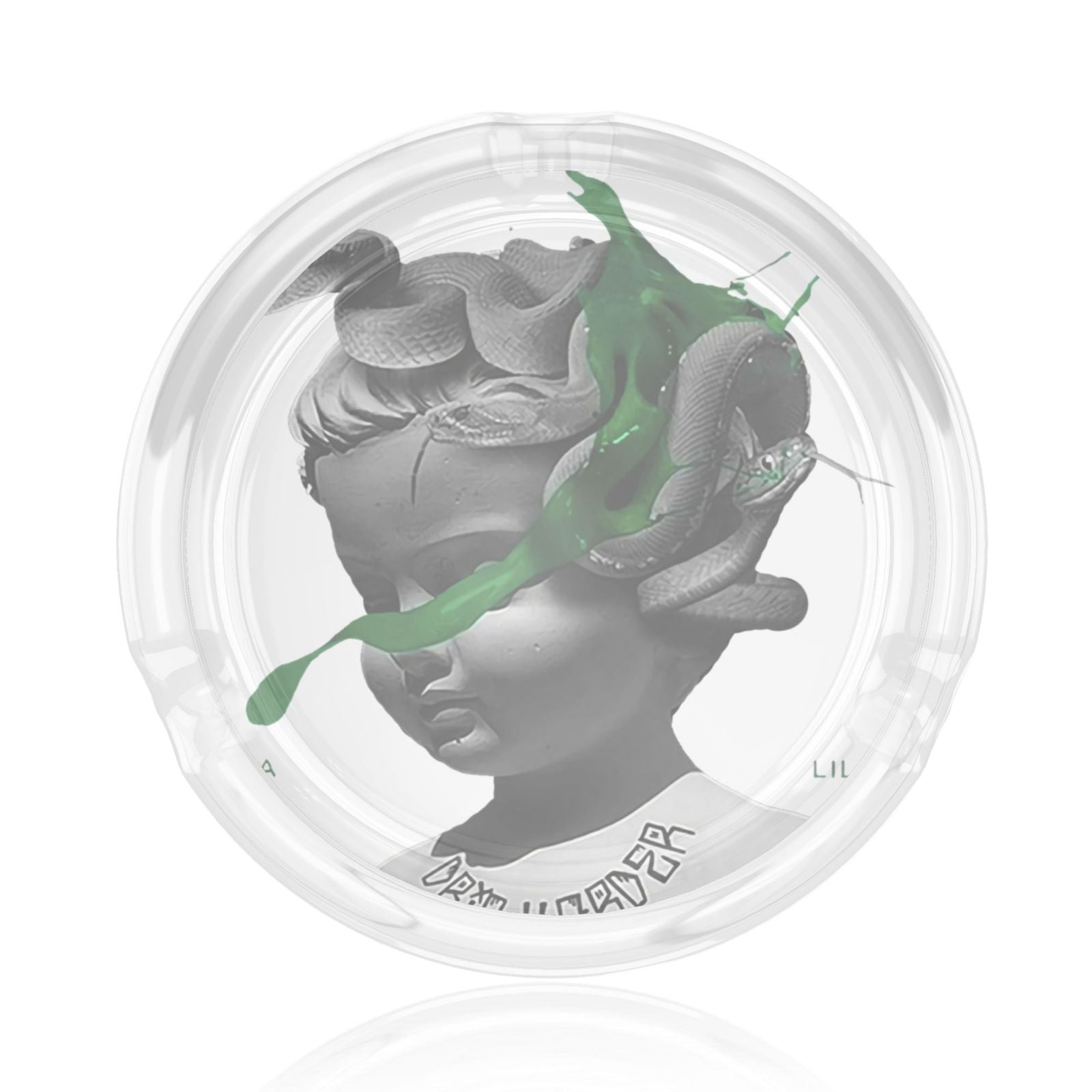Lil Baby Gunna Drip Harder Round Glass Ashtray 3d Printing For Indoor ...