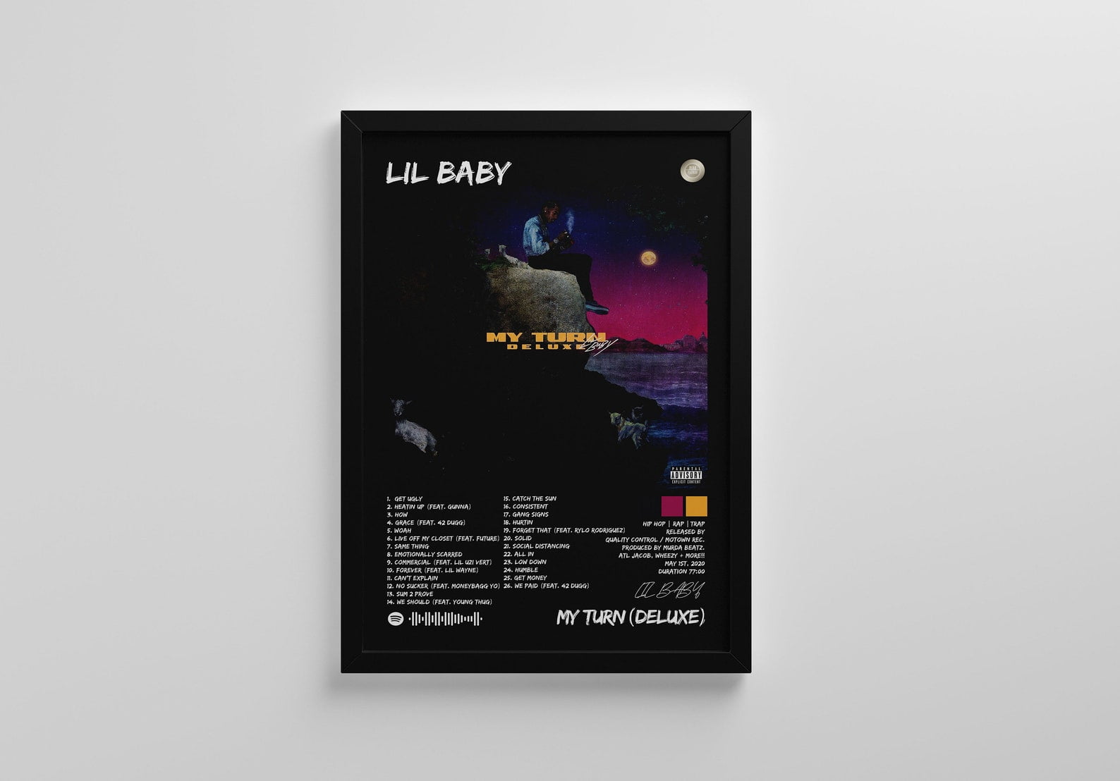 Lil Baby | My Turn | Lil Baby Posters | Album Cover Poster | Album ...