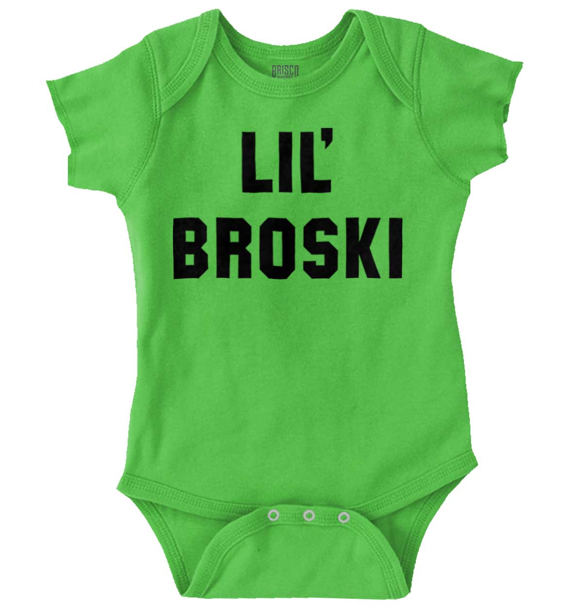 Lil Broski Funny Younger Brother Bodysuit Jumper Boys Infant Baby ...
