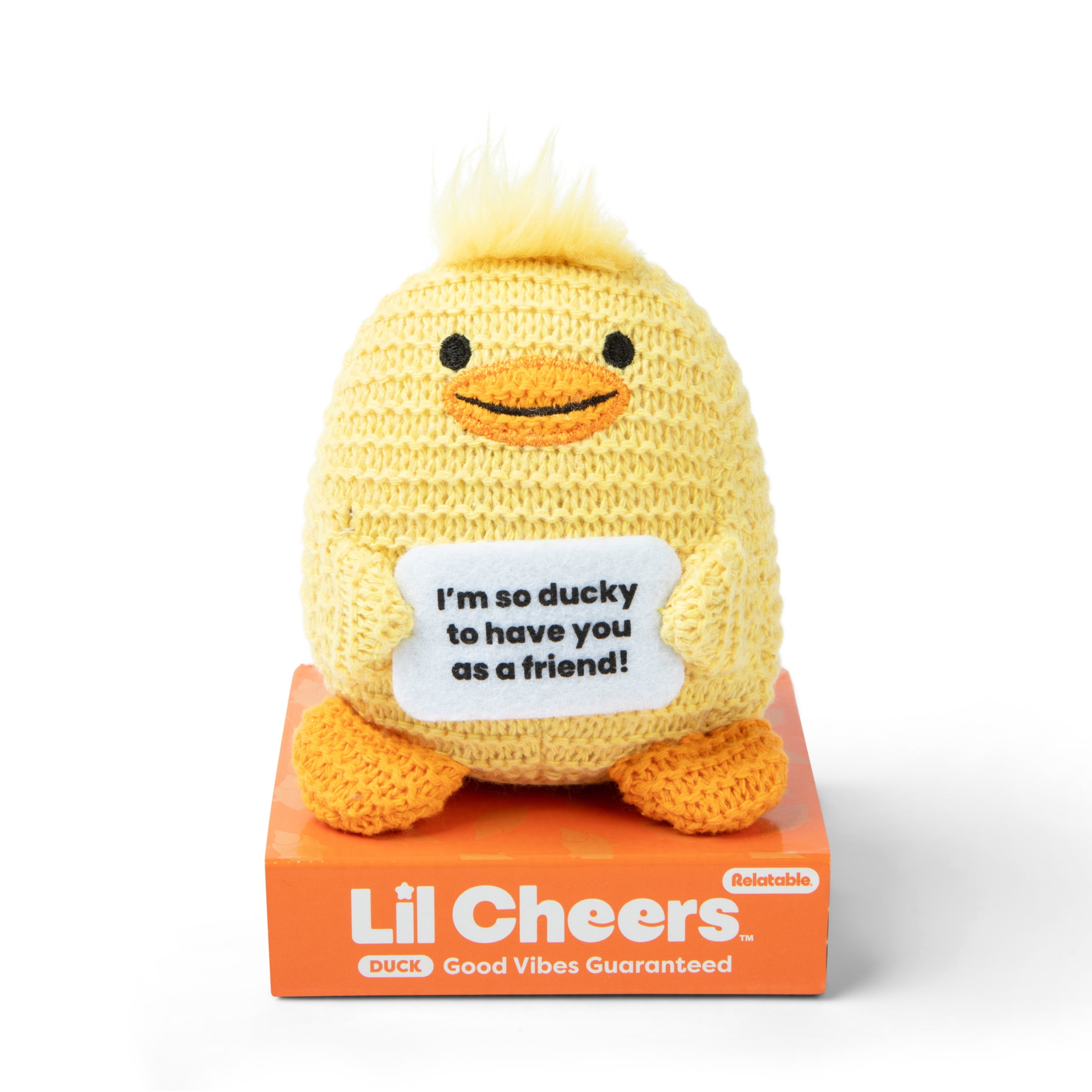 Lil Cheers Duck by What Do You Meme?, Uplifting Easter Plush Toy with ...