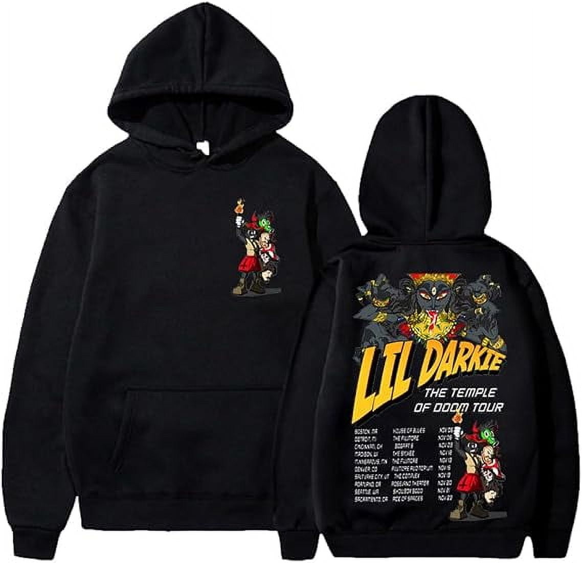 Lil Darkie First Contact Hoodie 2024 Tour Long Sleeve Streetwear Women ...