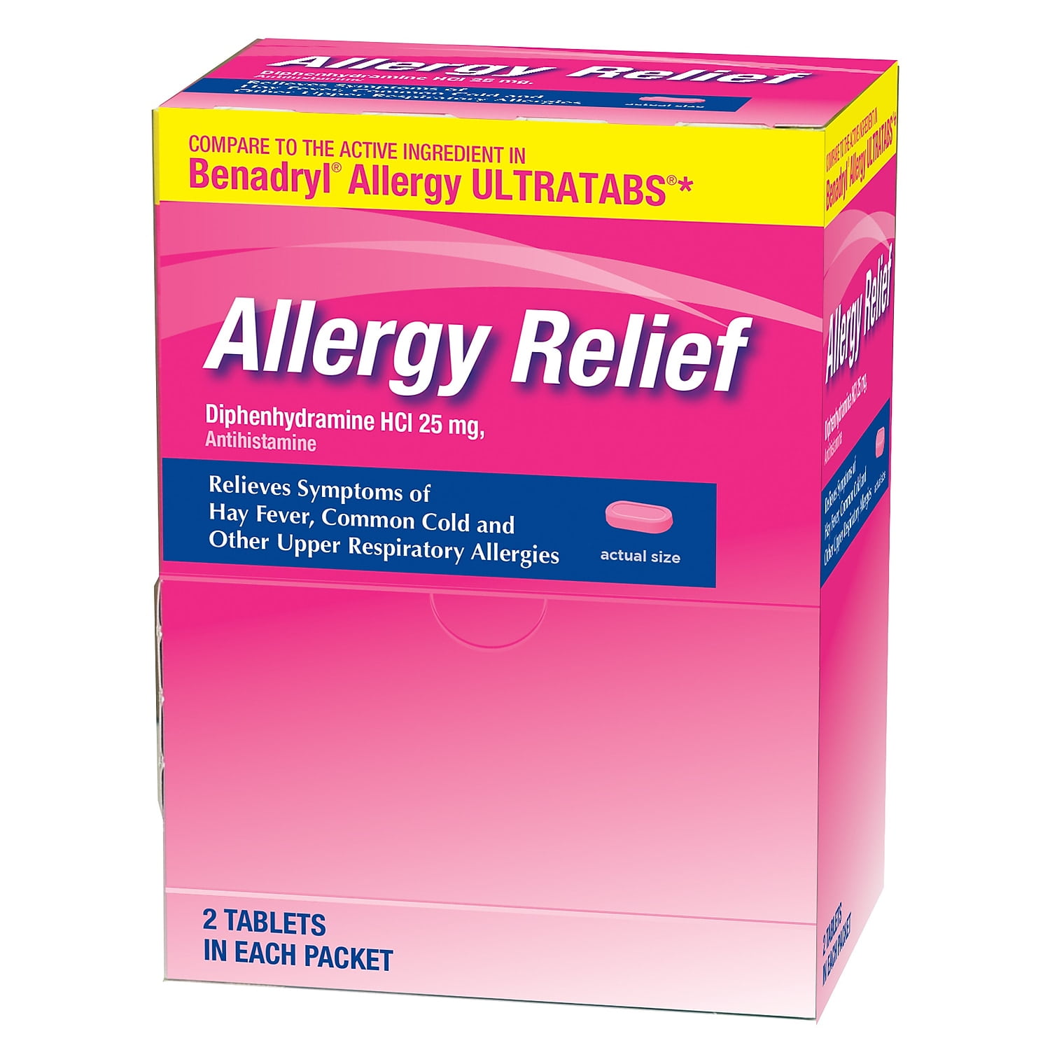 Lil' Drugstore Allergy Relief Tablets, Refill Pack, Two Tablets/Packet ...