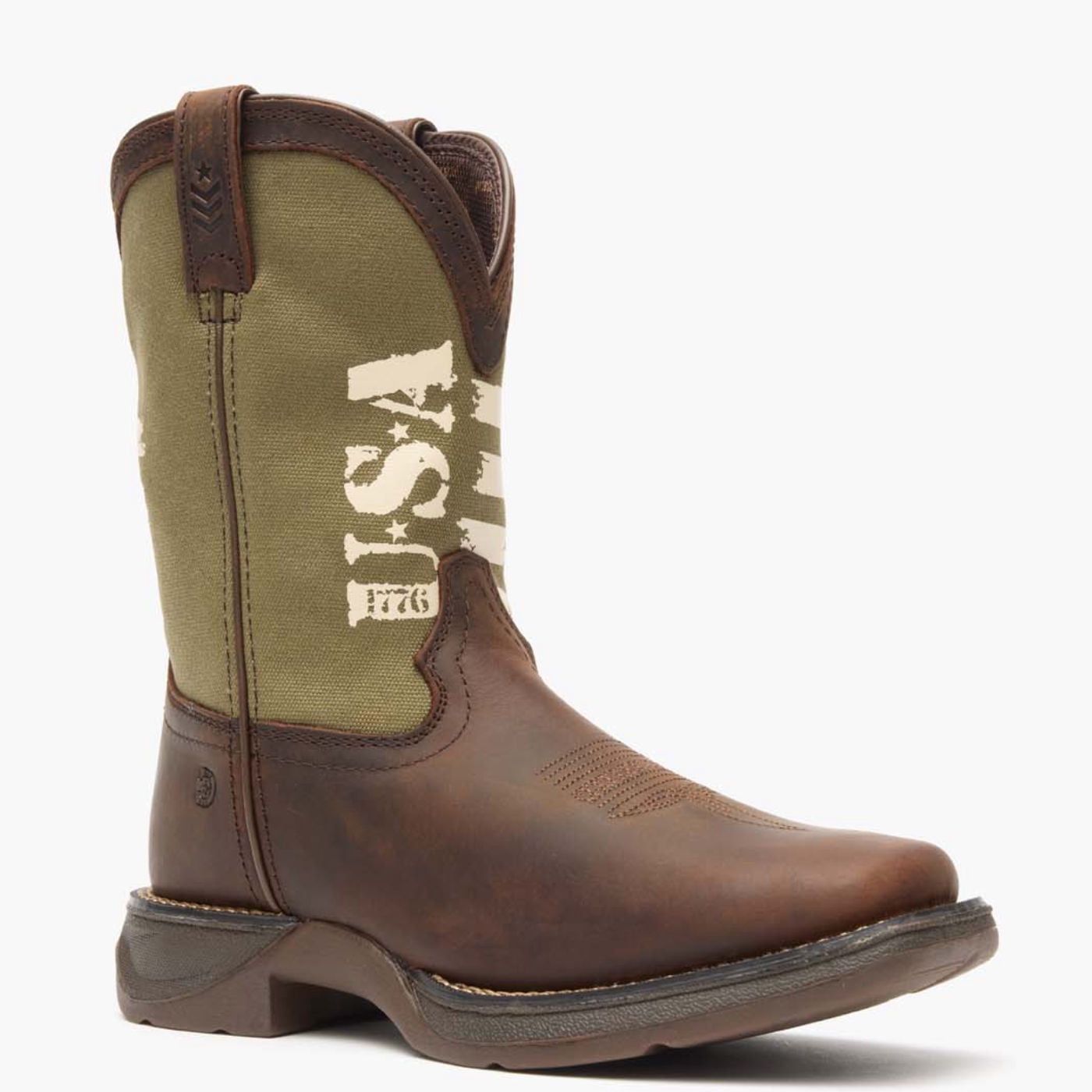 Lil' Durango Big Kids' Army Western Boot - Walmart.com