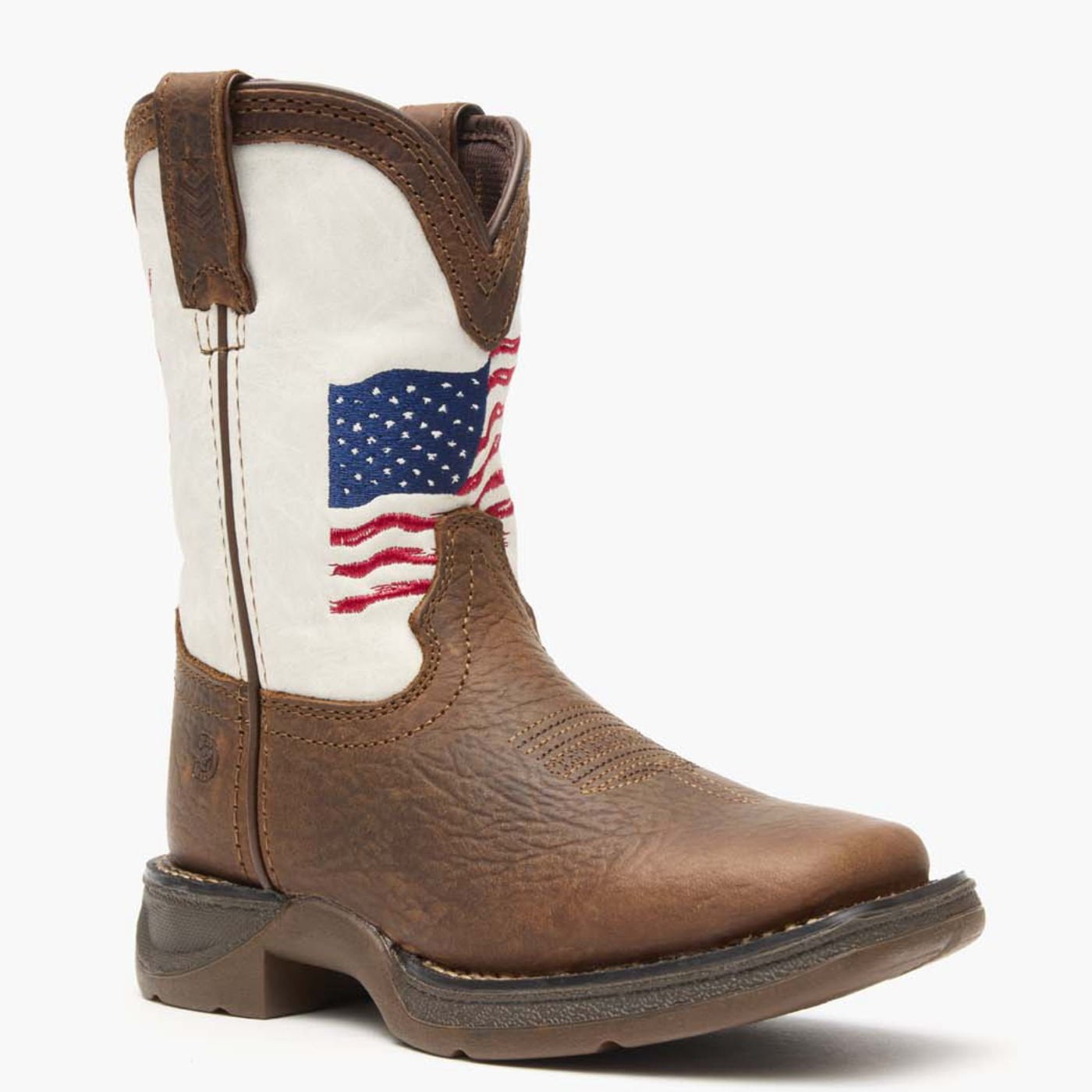 Lil' Durango Little Kids Distressed Flag Western Boot - Walmart.com