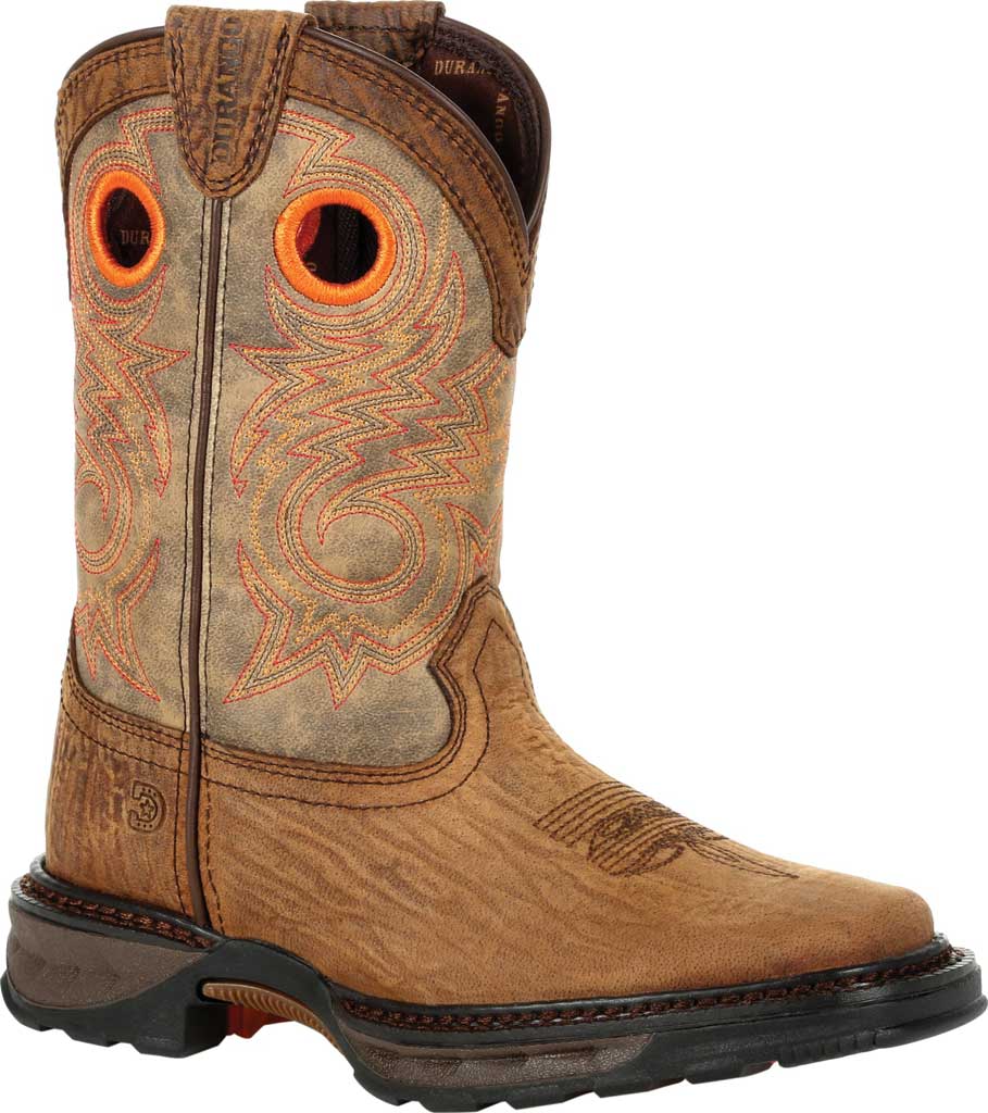 Lil' Durango® Maverick XP™ Little Kid's Bay Brown Western Boot Size 13 ...