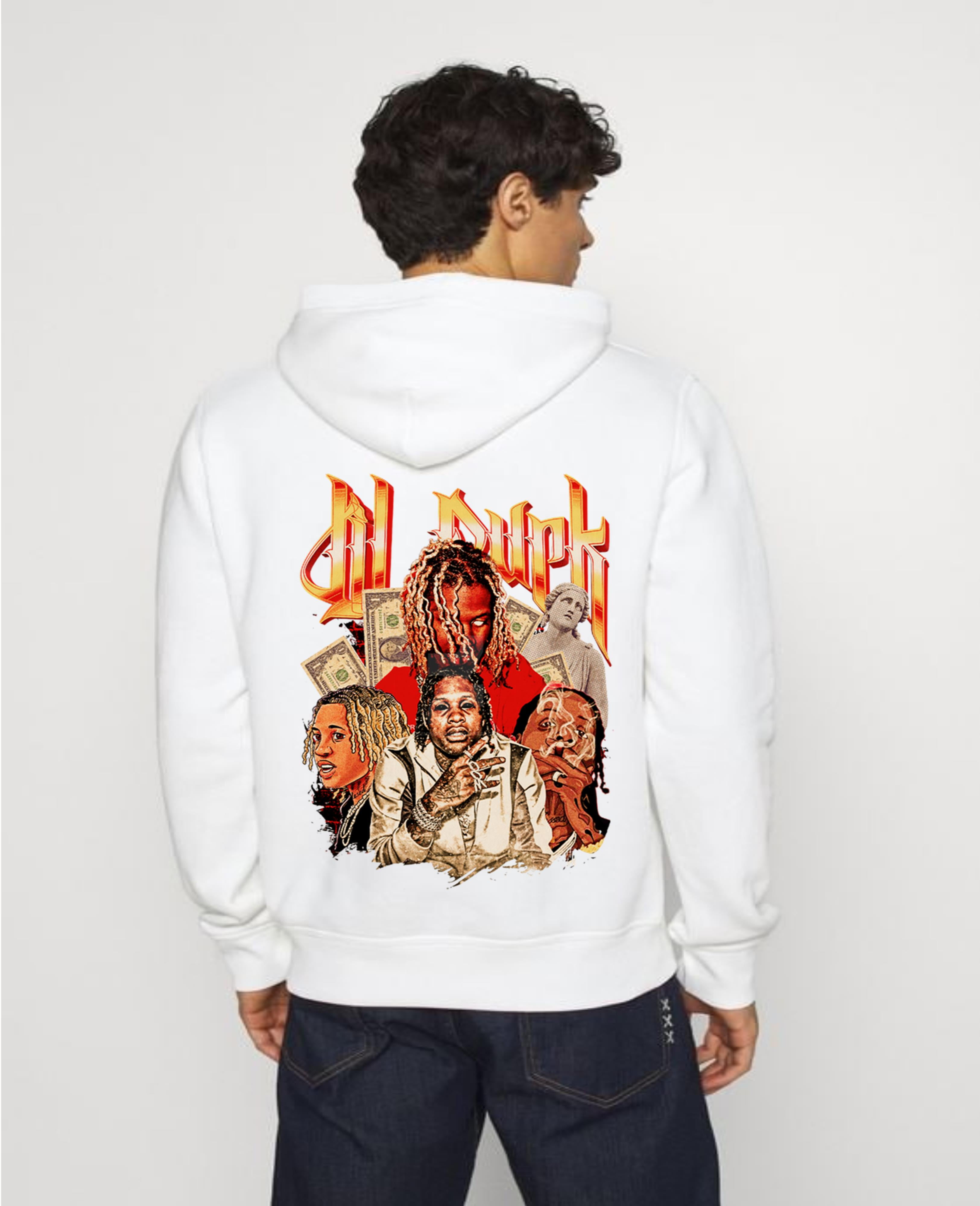 Lil Durk Hoodie Back Side Unisex Hoodie Back Side Warm Cozy And Stylish