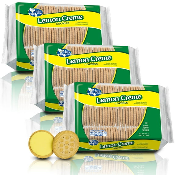 Lil Dutch Maid Lemon VTF5 Creme Cookies | 11.8 oz (Pack of 3 ...