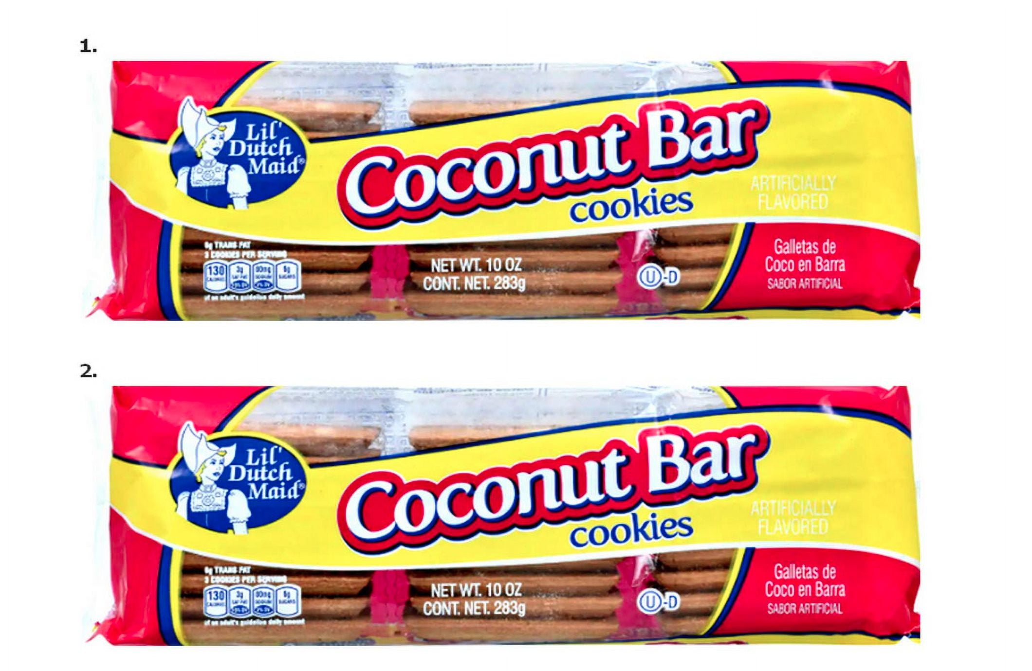 Lil Dutch Maid Coconut Bar Cookies 2 Pack - Walmart.com