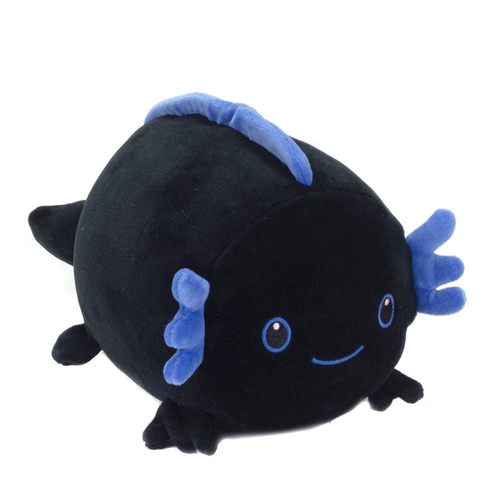 Lil' Huggy 8-inch Black Axolotl Stuffed Animal Toy - Cuddly Plush Toy ...