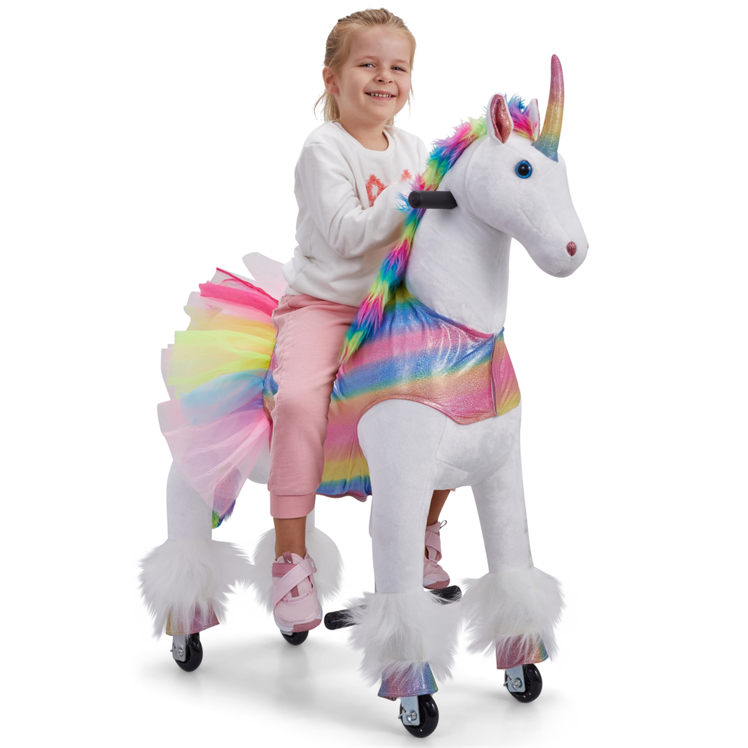 Lil' Jumbl Ride-On Horse, Kids Toy with Realistic Sounds and Wheels ...
