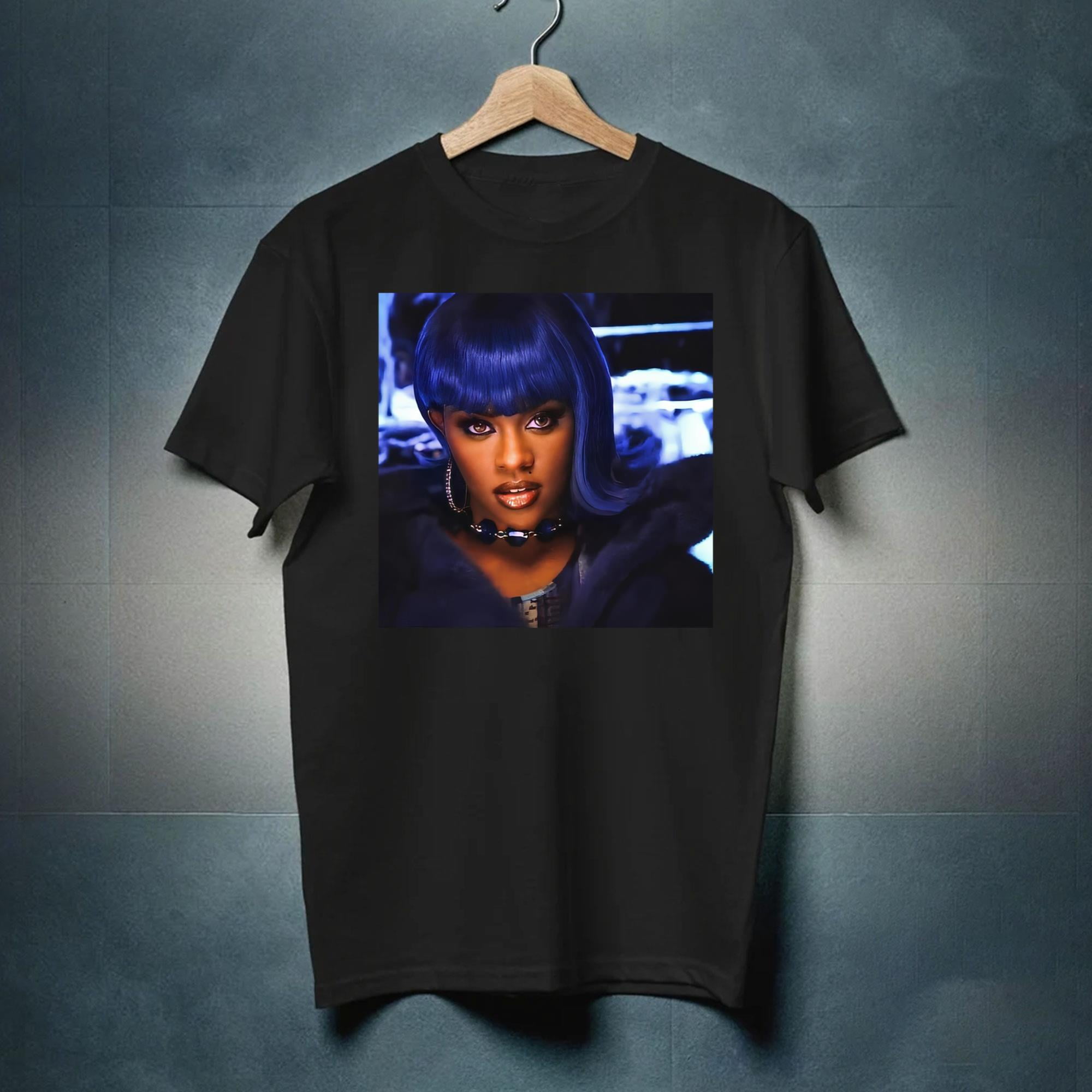 Lil Kim Blue Hair Shirt, Lil Kim Tour 2023 TShirt, Retro Lil Kim Shirt ...