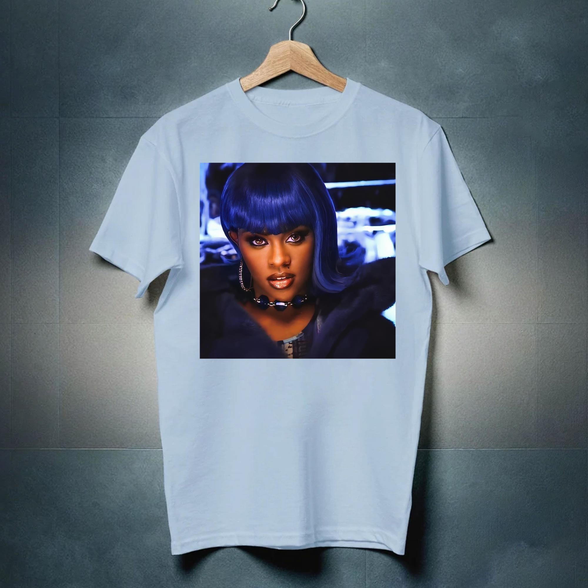 Lil Kim Blue Hair Shirt, Lil Kim Tour 2023 TShirt, Retro Lil Kim Shirt ...