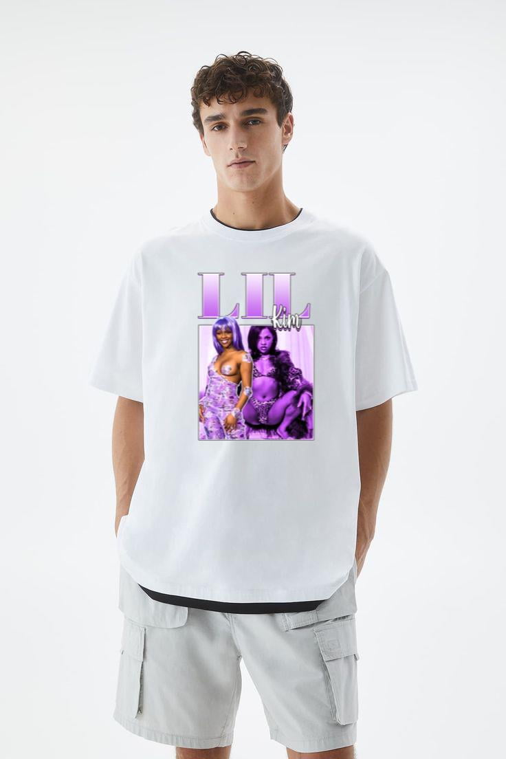 Lil Kim Rapper Vintage Bee 90s Hip Hop Icon T-Shirt, for men & women ...