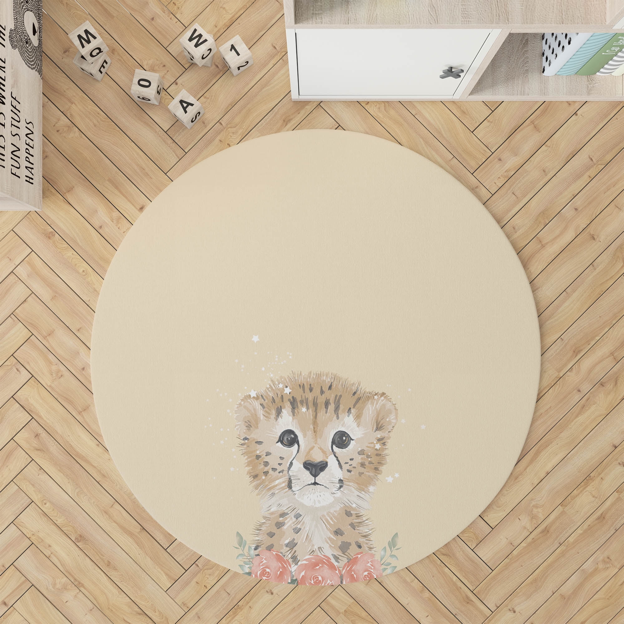 Lil Leopard Yellow Kids Play Mat - Walmart.com