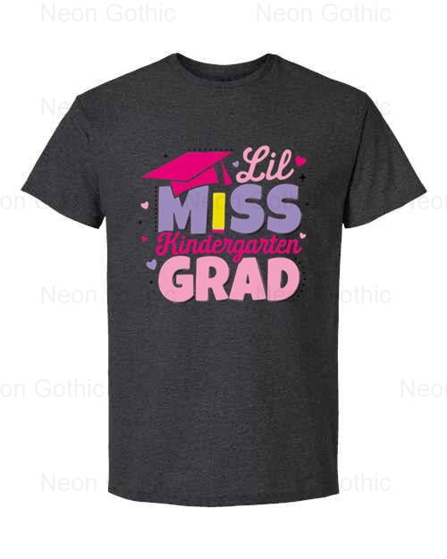 Lil Miss Kindergarten Grad Girl Graduation Gift Last Day School ...