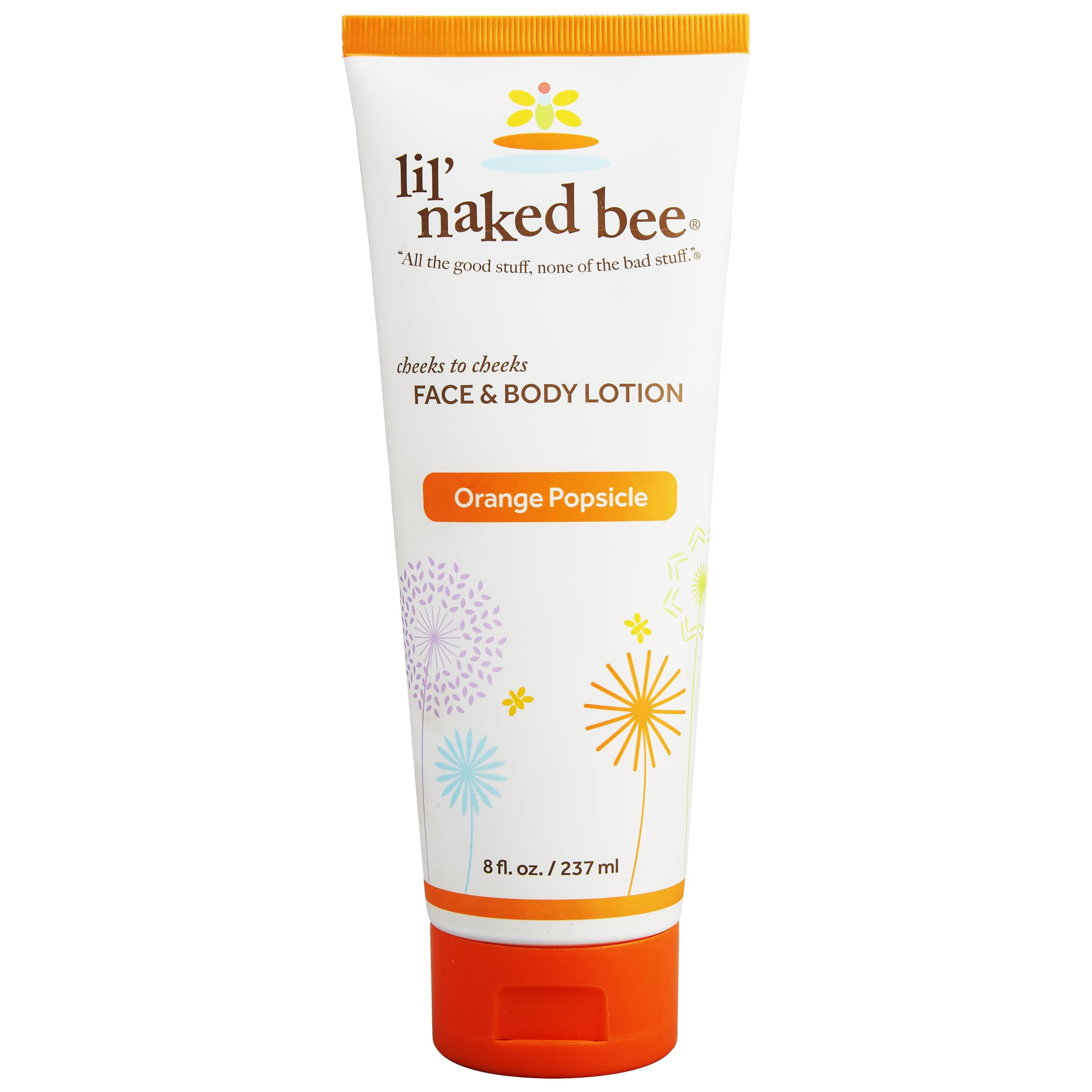 Lil Naked Bee Baby IRF13 Lotion for Kids (8 oz) Orange Popsicle Cheeks ...