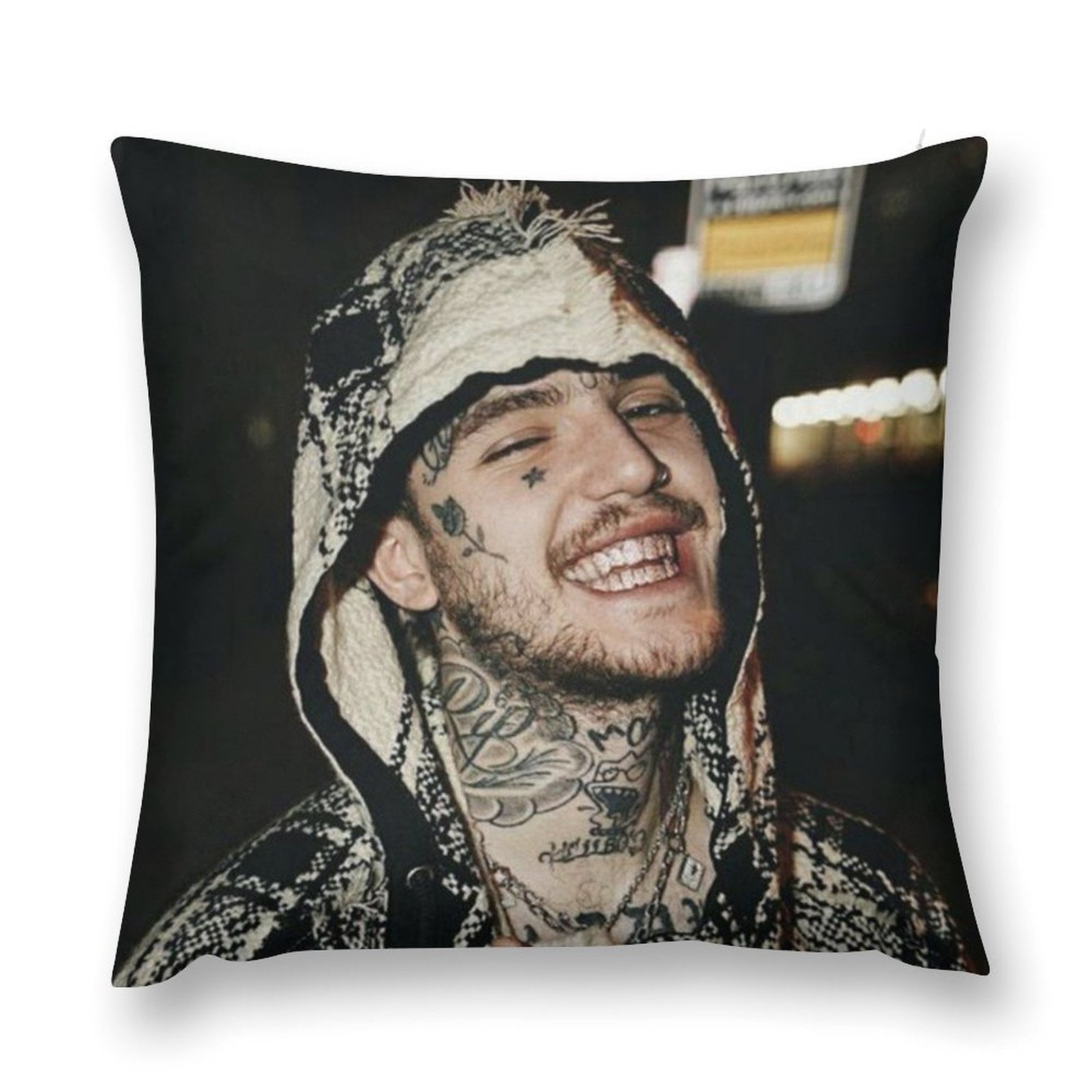 Lil Peep Cry Baby Plush Pillow Case Throw Multisize Ultra-comfortable ...