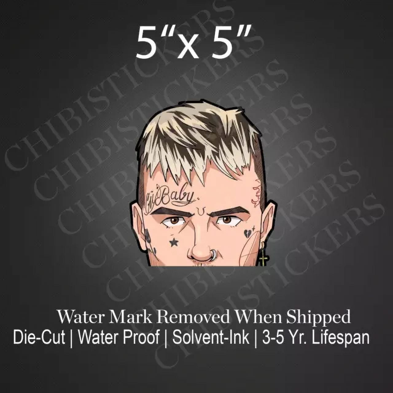 Lil Peep Cry Baby Rip Rapper Sticker Vinyl Sticker Decal Car Sticker ...