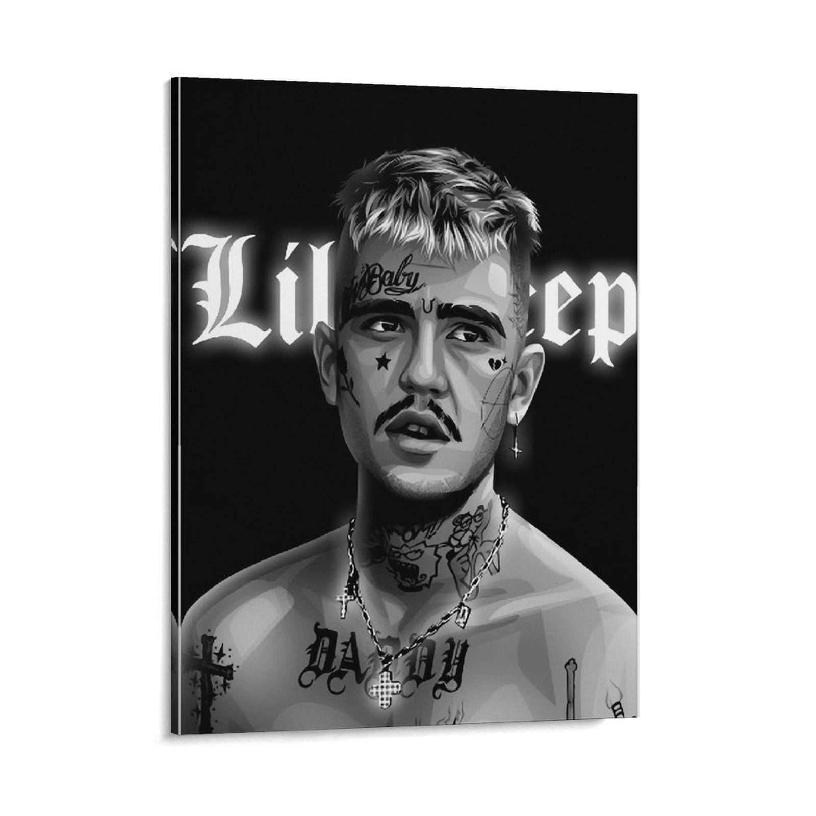 Lil Peep Poster Canvas Painting Creativity Poster for Living Room Home ...