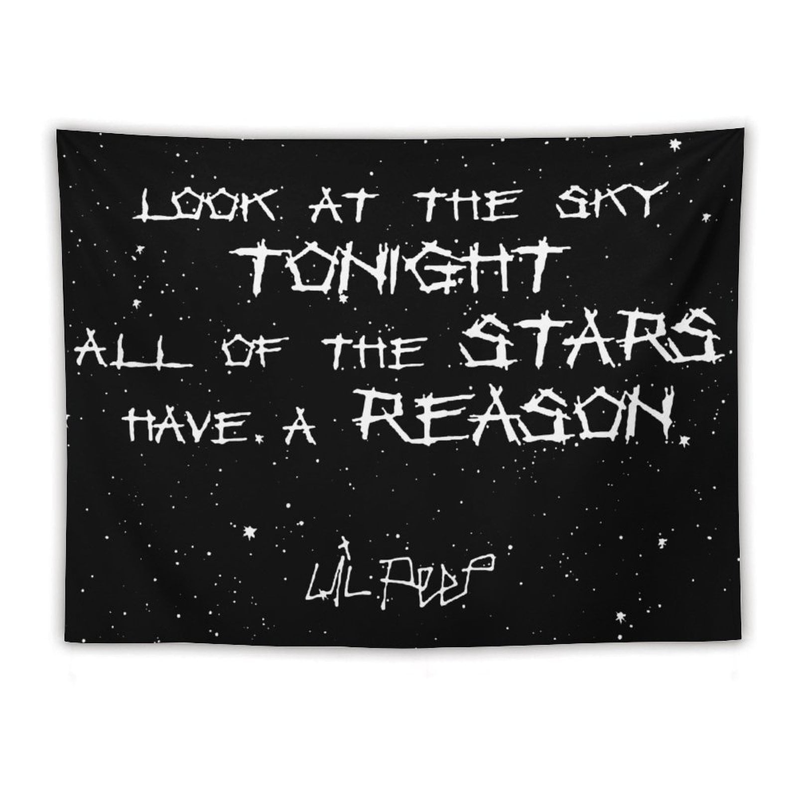 Lil Peep Rapper Hip Hop Music Tapestries 60"x80" Wall Hanging for ...