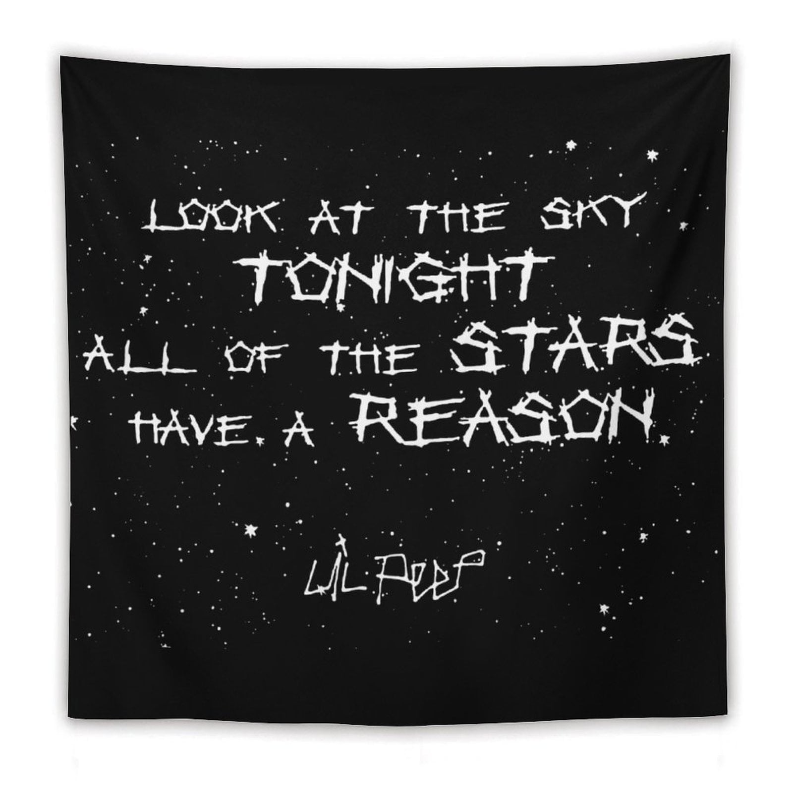 Lil Peep Rapper Hip Hop Music Tapestry 60"x60" Home Decoration Tapestry ...