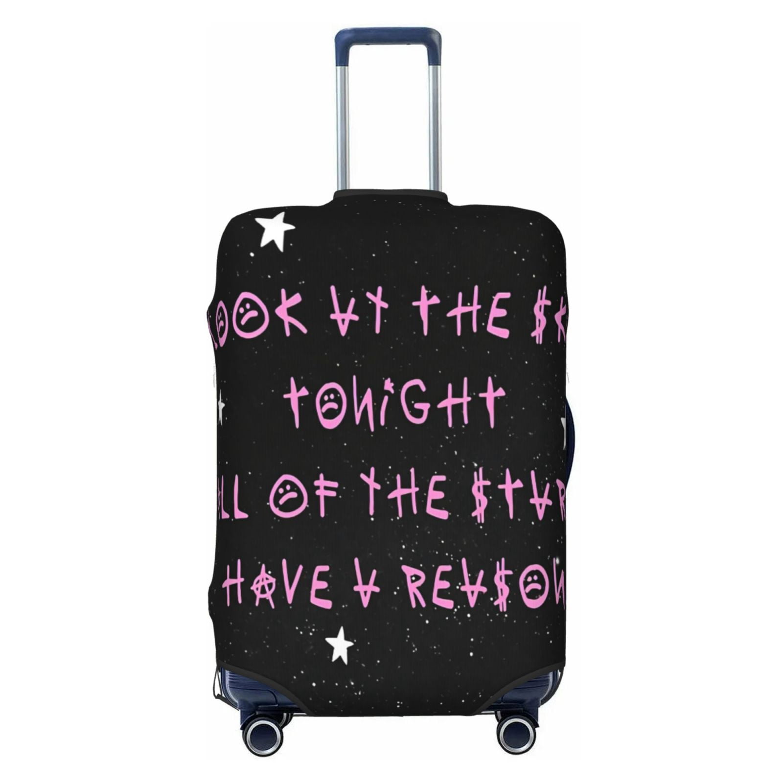 Lil Peep Star Shopping Lyrics Handwritten Luggage Cover Approved Travel ...